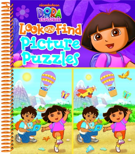 Pre-Owned Dora the Explorer Look and Find Picture Puzzles (Unknown ...