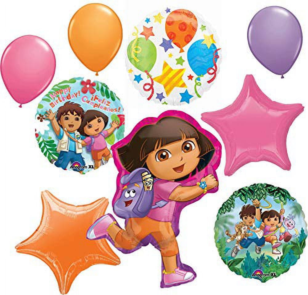 Dora the Explorer Party Supplies Happy Birthday Feliz Cumpleanos ...