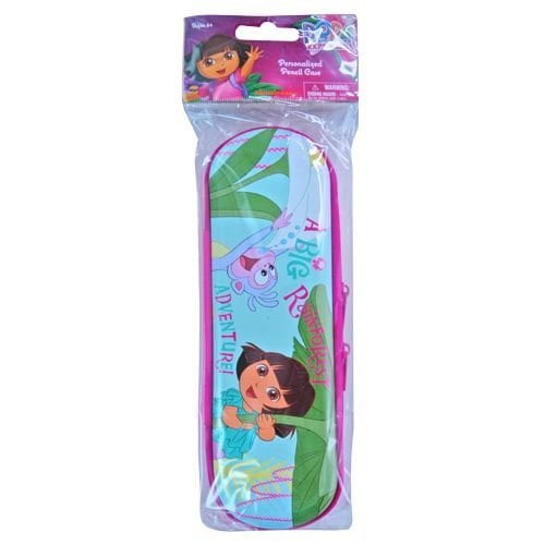 Dora the Explorer Personalized Tin Zipper Pencil Case - Walmart.com
