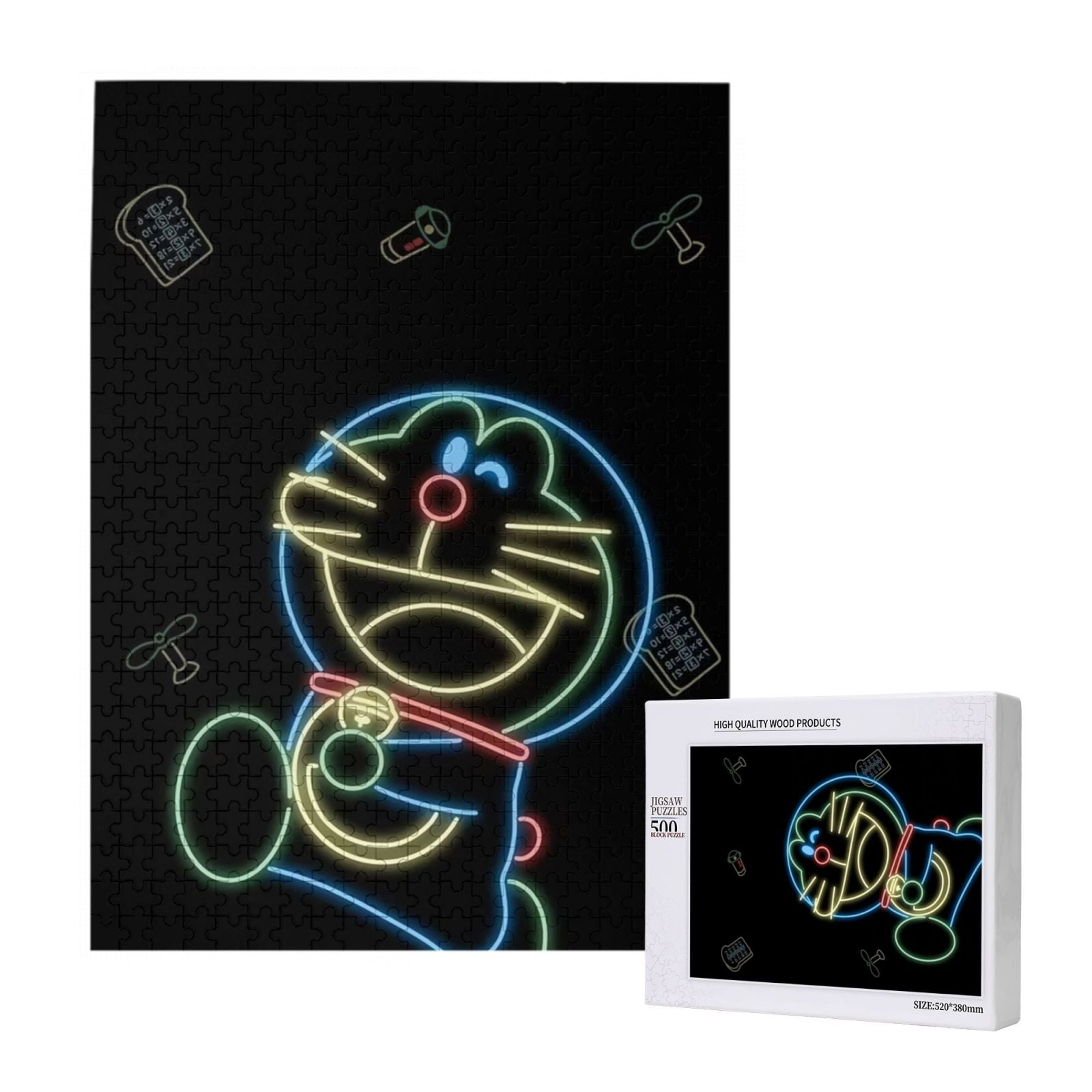 Doraemon Anime Puzzles Boys Girls Teens 300/500/1000 Piece Wooden ...