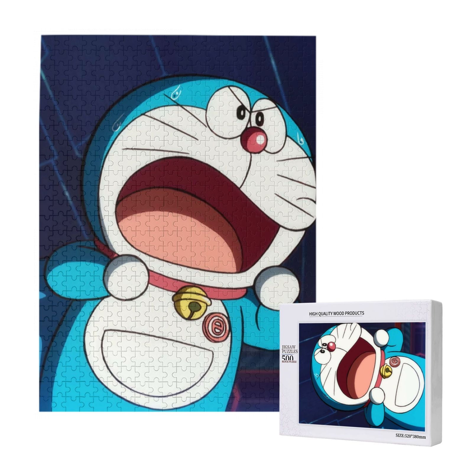 Doraemon Anime Puzzles Boys Girls Teens 300/500/1000 Piece Wooden ...