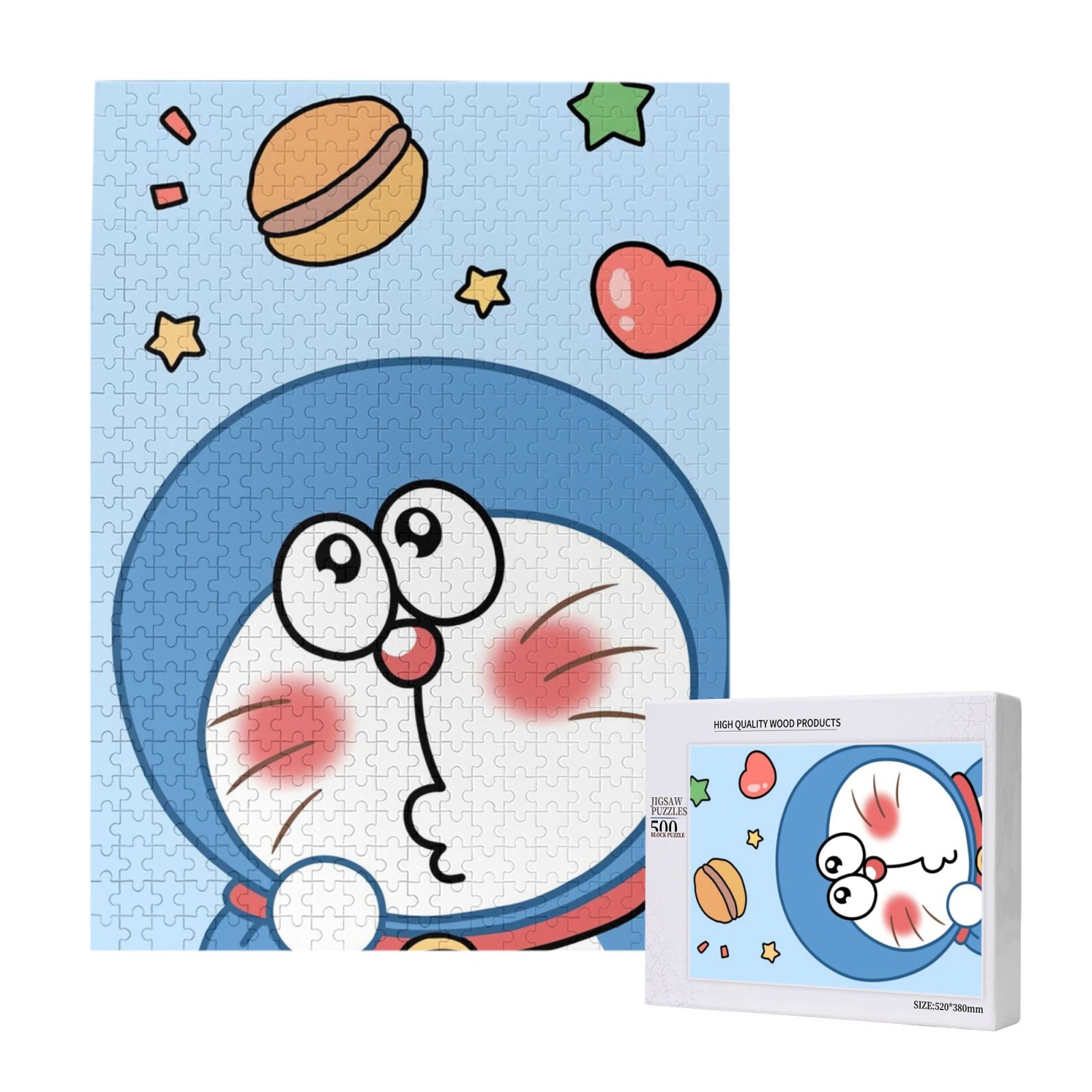 Doraemon Anime Puzzles Boys Girls Teens 300/500/1000 Piece Wooden ...