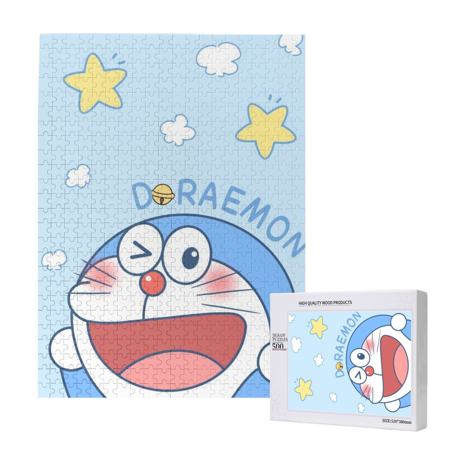 Doraemon Anime Puzzles Boys Girls Teens 300/500/1000 Piece Wooden ...