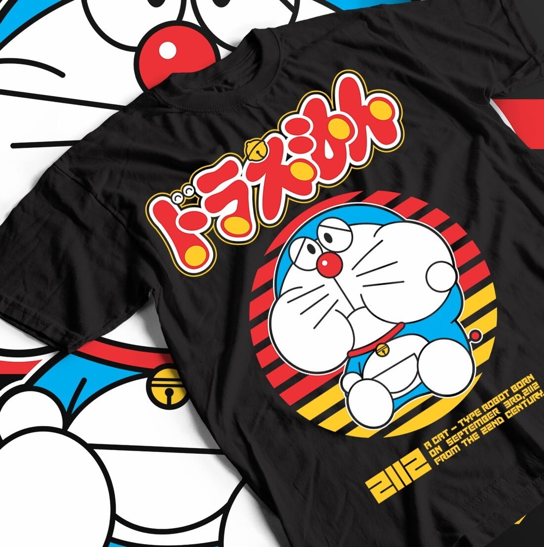 Doraemon Anime T-shirt, Nobi Shizuka Gian Dorami Suneo Tee, Unisex ...