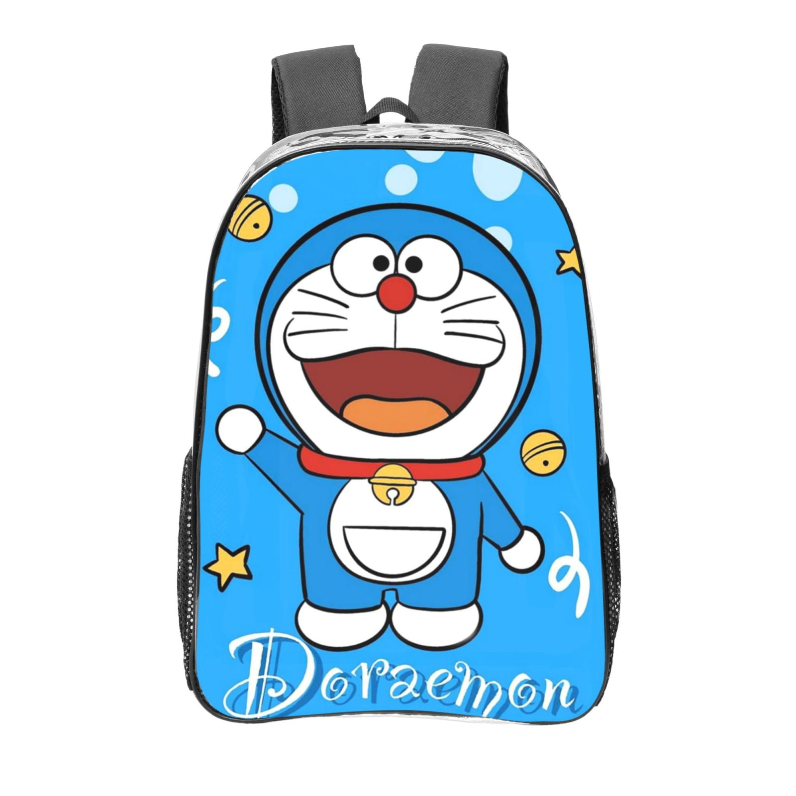 Doraemon Basics Transparent Backpack School See Through Plastic ...