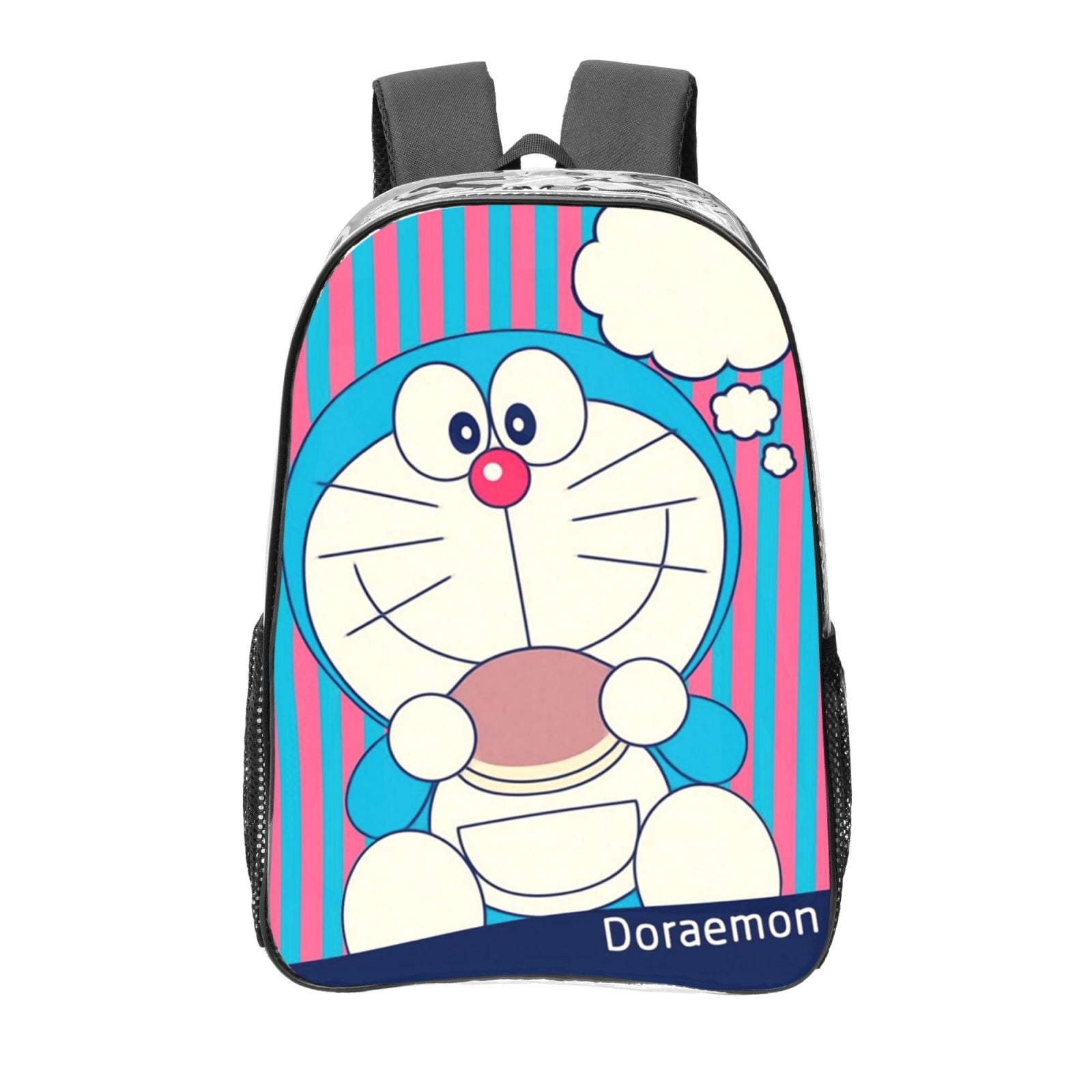 Doraemon Basics Transparent Backpack School See Through Plastic ...