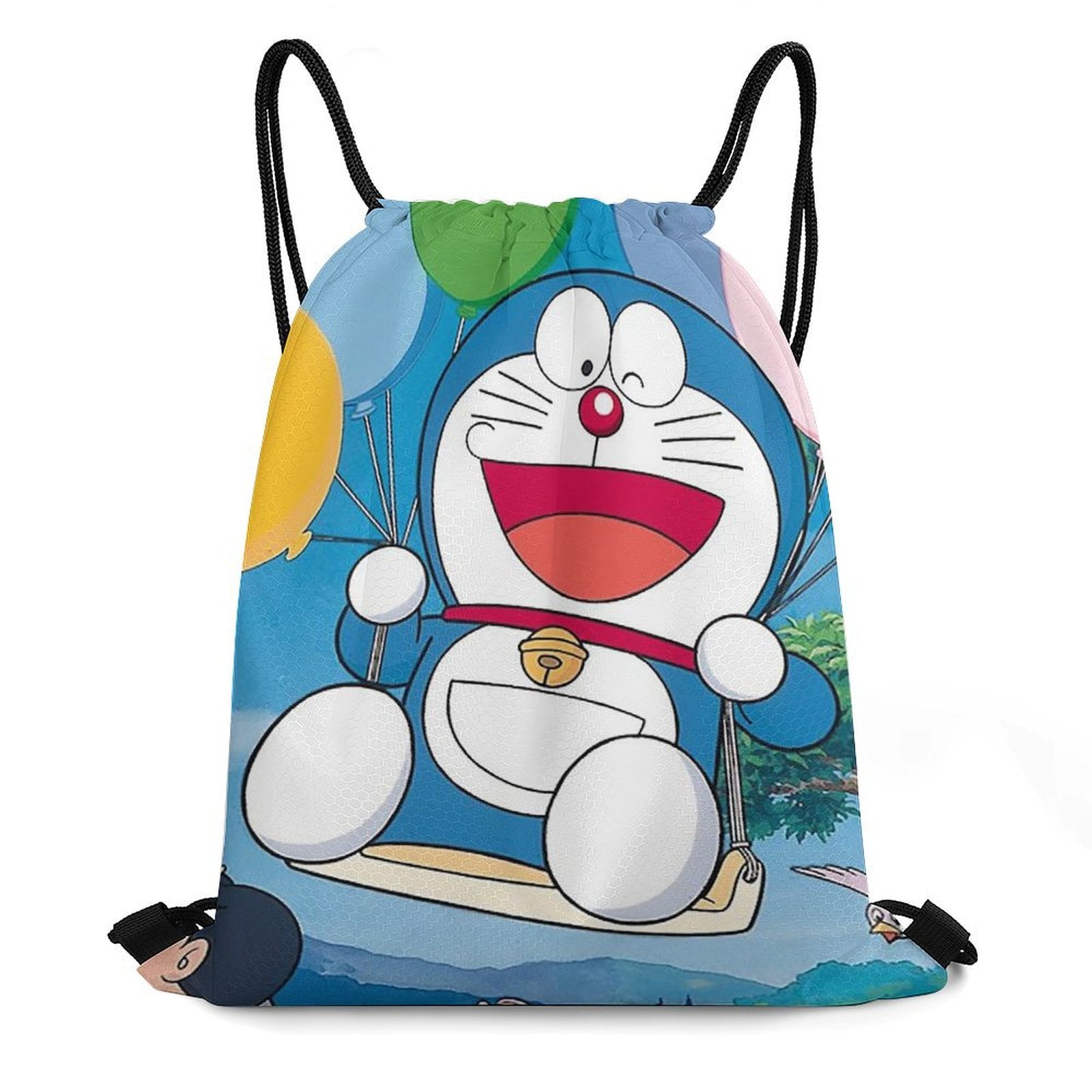 Doraemon Bundle Pocket Drawstring Bag Cinch Bags Versatile Backpack ...