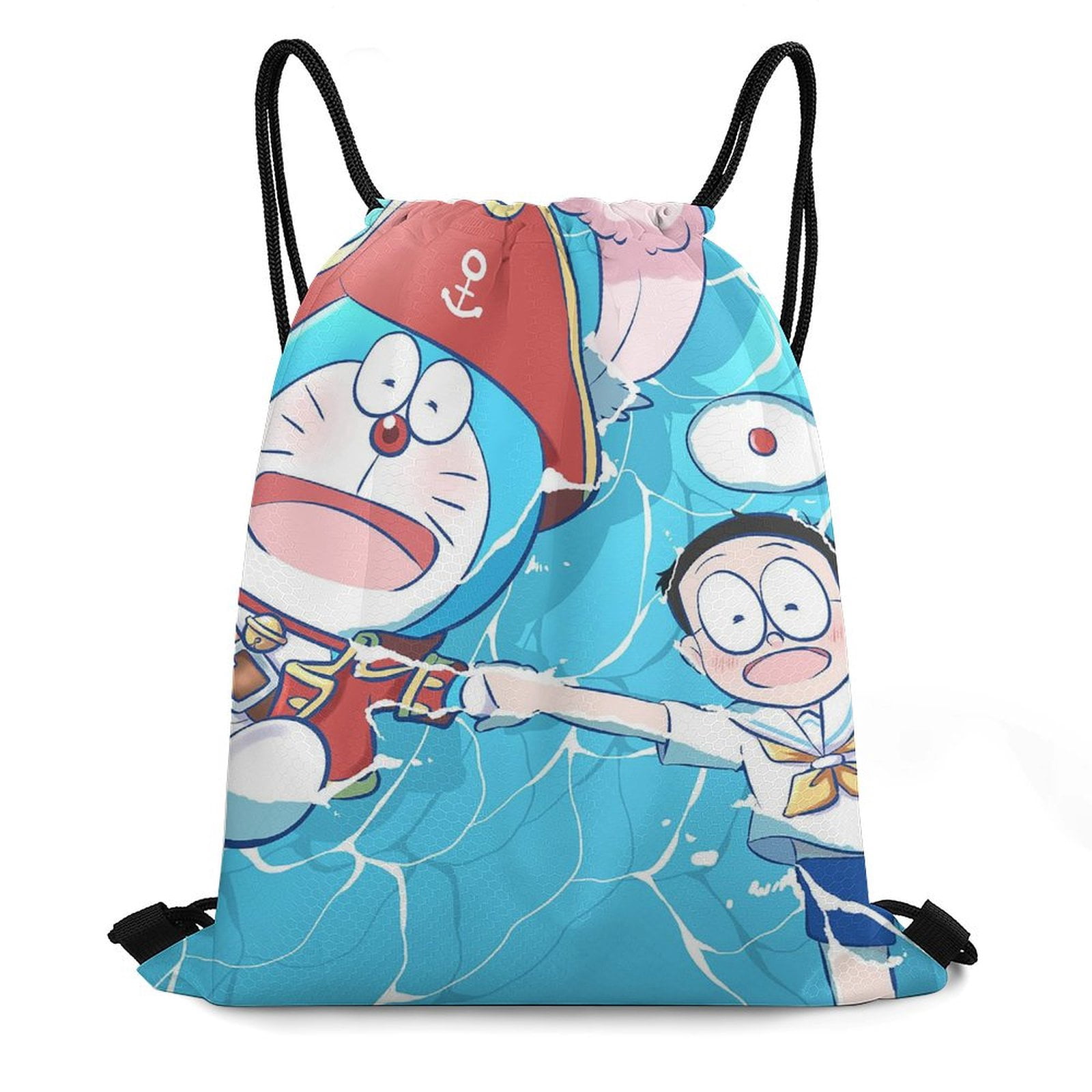 Doraemon Bundle Pocket Drawstring Bag Cinch Bags Versatile Backpack ...