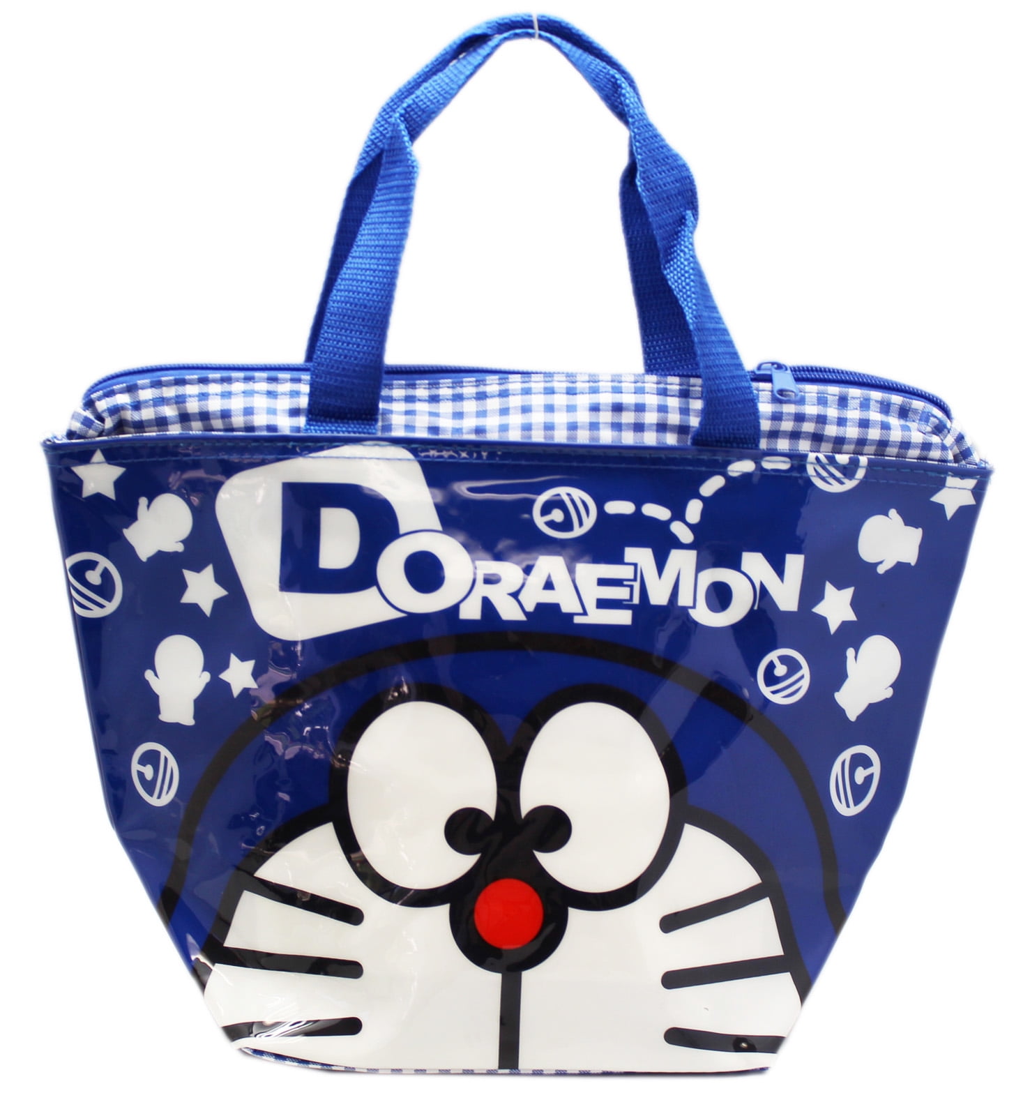 Doraemon Cross-Eyed Face Vinyl Small Size Fashion Tote Bag - Walmart.com