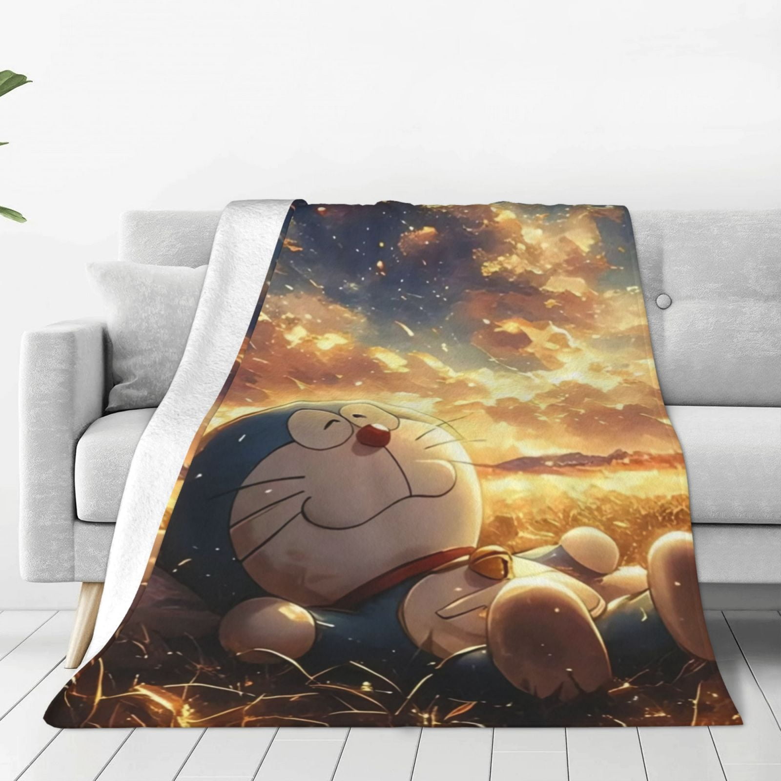 Doraemon Cute Anime Blanket, Gifts For Girls And Boys, Super Soft ...
