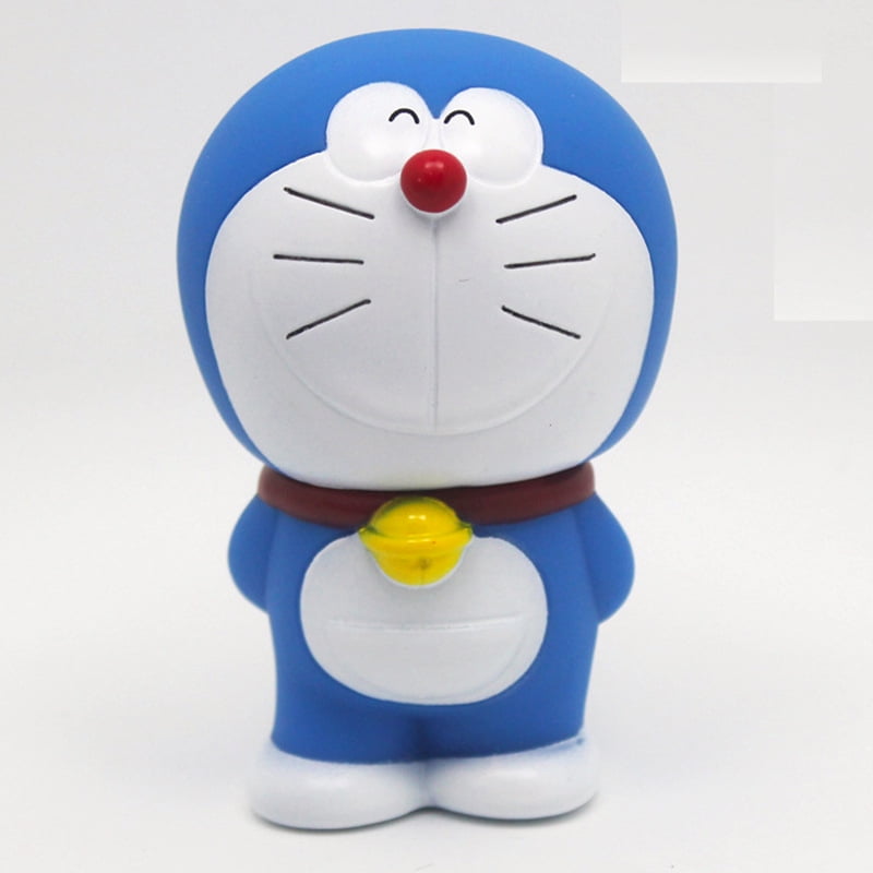 Doraemon Kawaii Anime Action Figure Handmade Model Toys Cute Collection ...
