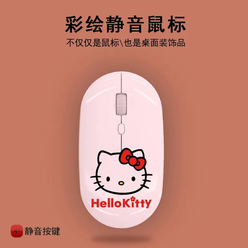 Doraemon Kawaii Hello Kittys Wireless Bluetooth Mouse Silent Set ...