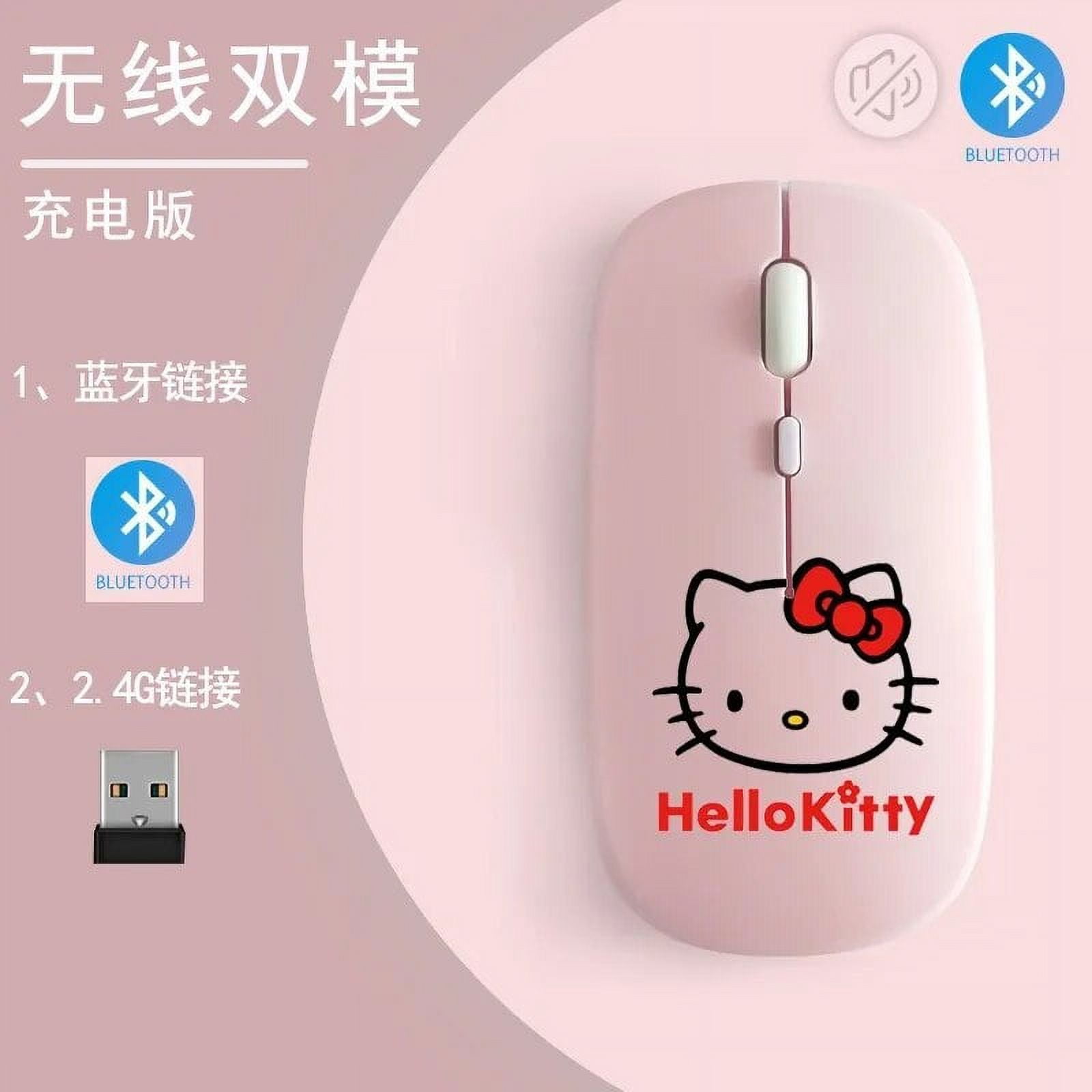 Doraemon Kawaii Hello Kittys Wireless Bluetooth Mouse Silent Set ...