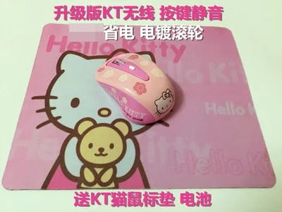 Doraemon Kawaii Hello Kittys Wireless Bluetooth Mouse Silent Set ...