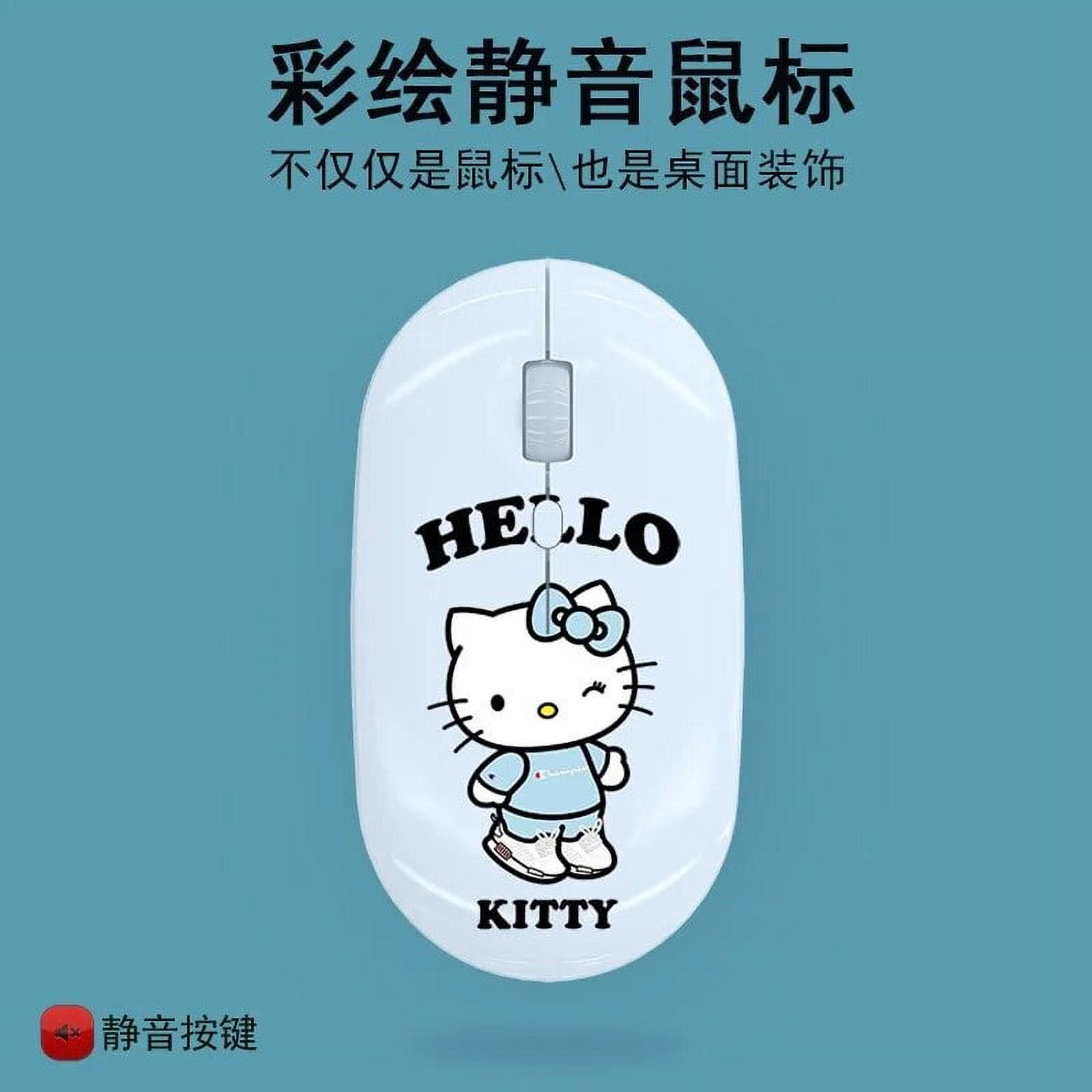 Doraemon Kawaii Hello Kittys Wireless Bluetooth Mouse Silent Set ...