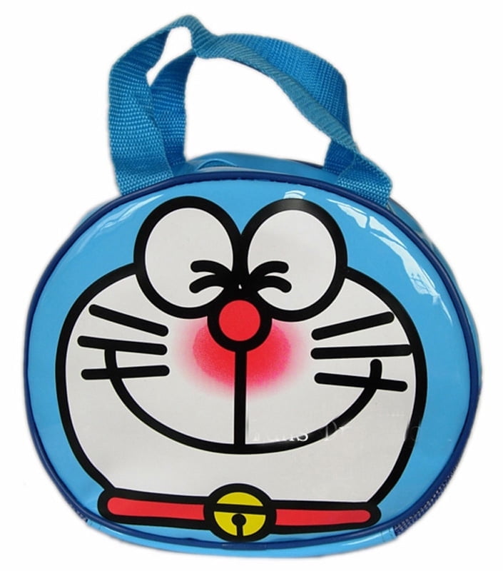 Doraemon Vinyl Material Circular Lunch Bag Tote - Walmart.com