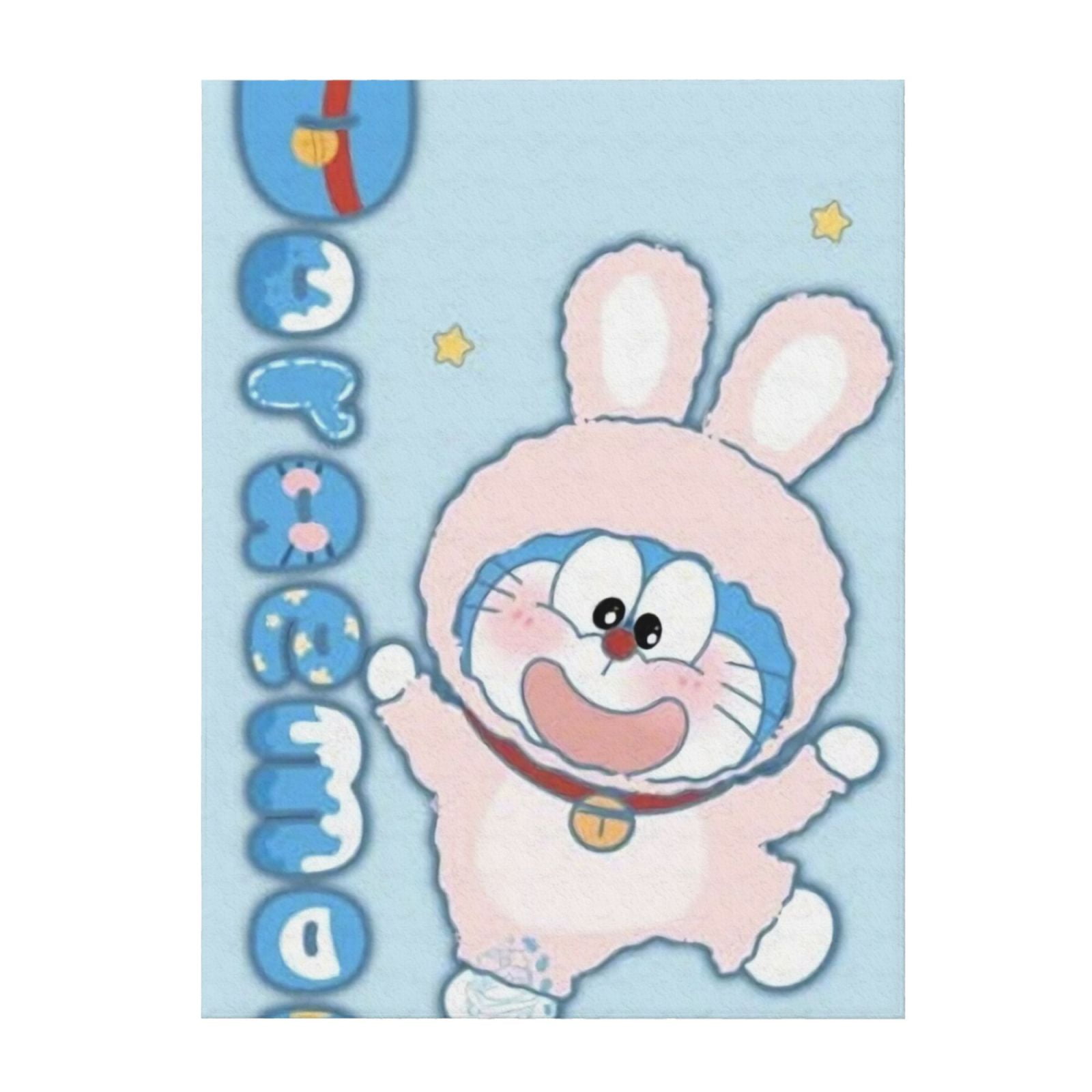 Doraemon Plush Throw Blanket Super Soft Wool Blanket, Sofa And Bed ...