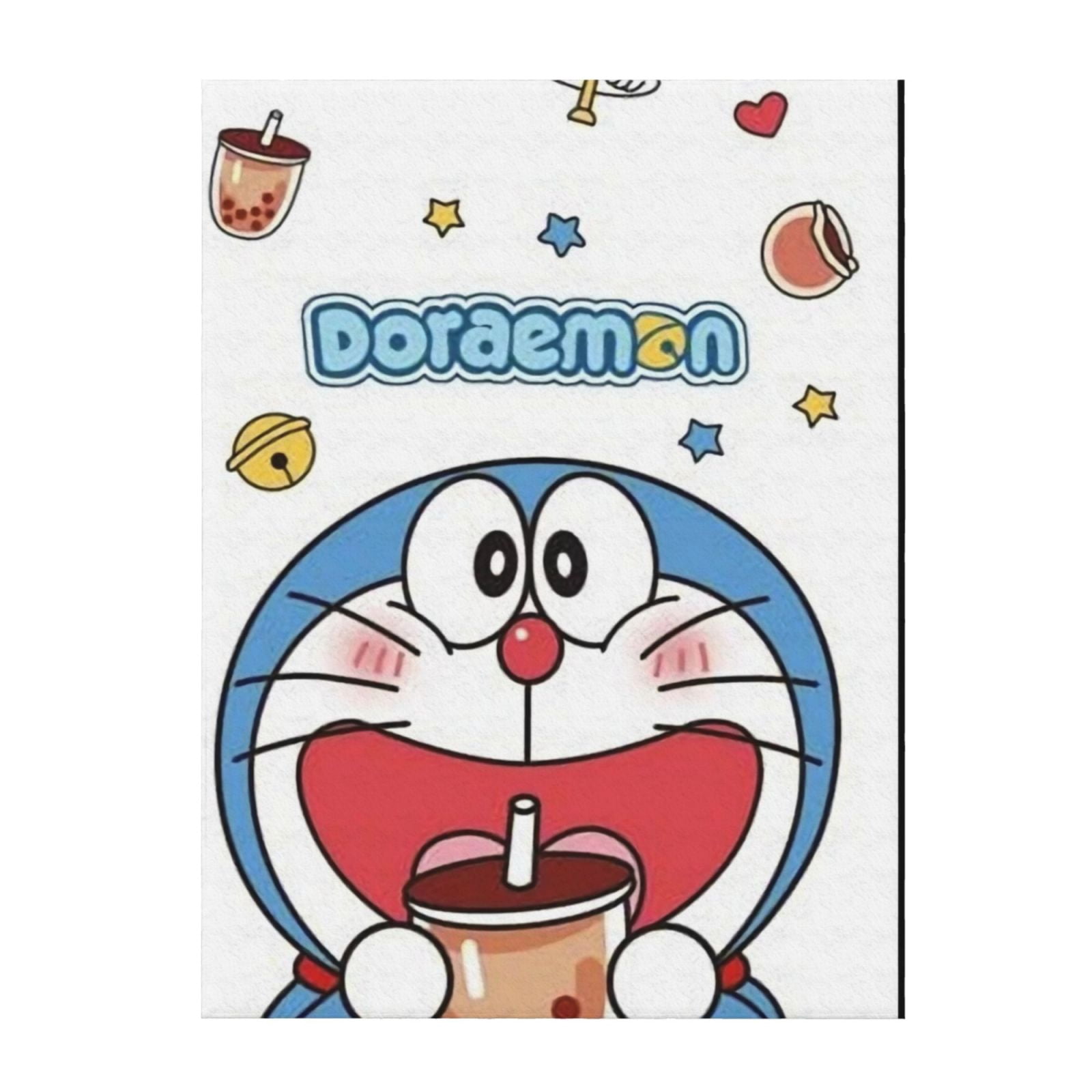 Doraemon Plush Throw Blanket Super Soft Wool Blanket, Sofa And Bed ...