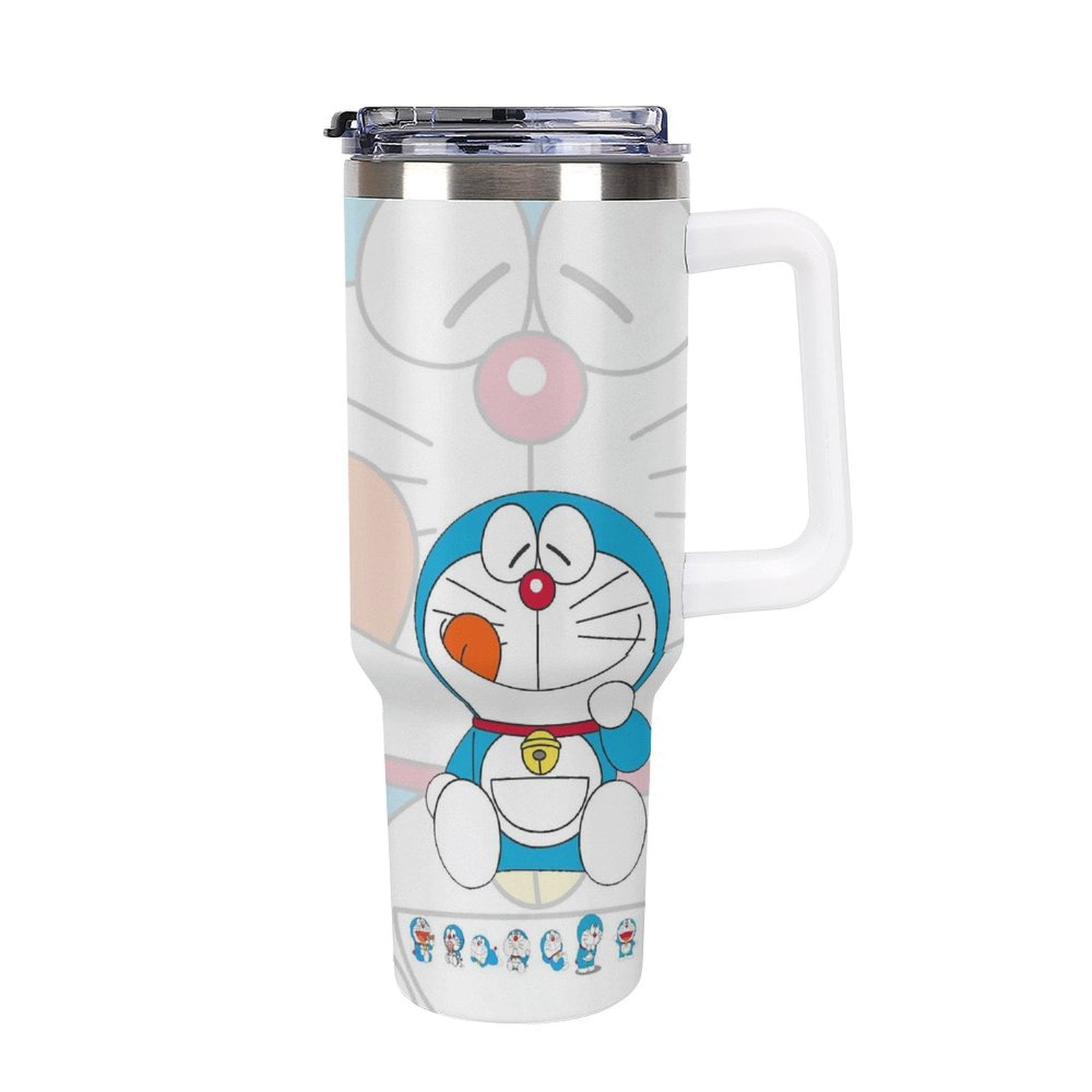 Doraemon Stainless Steel Straw Large Capacity Car Cup Commuter Spill ...