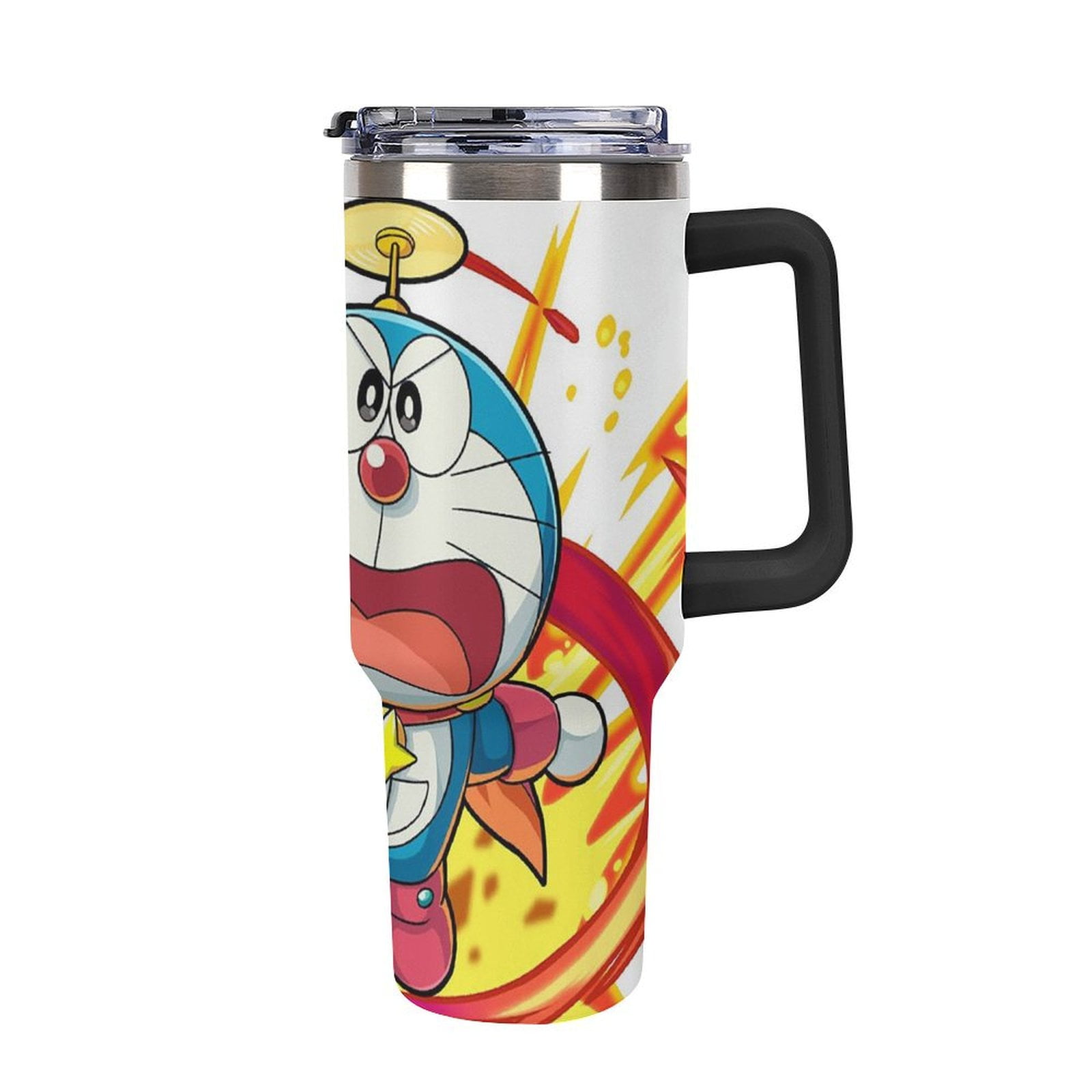 Doraemon Stainless Steel Straw Large Capacity Car Cup Commuter Spill ...