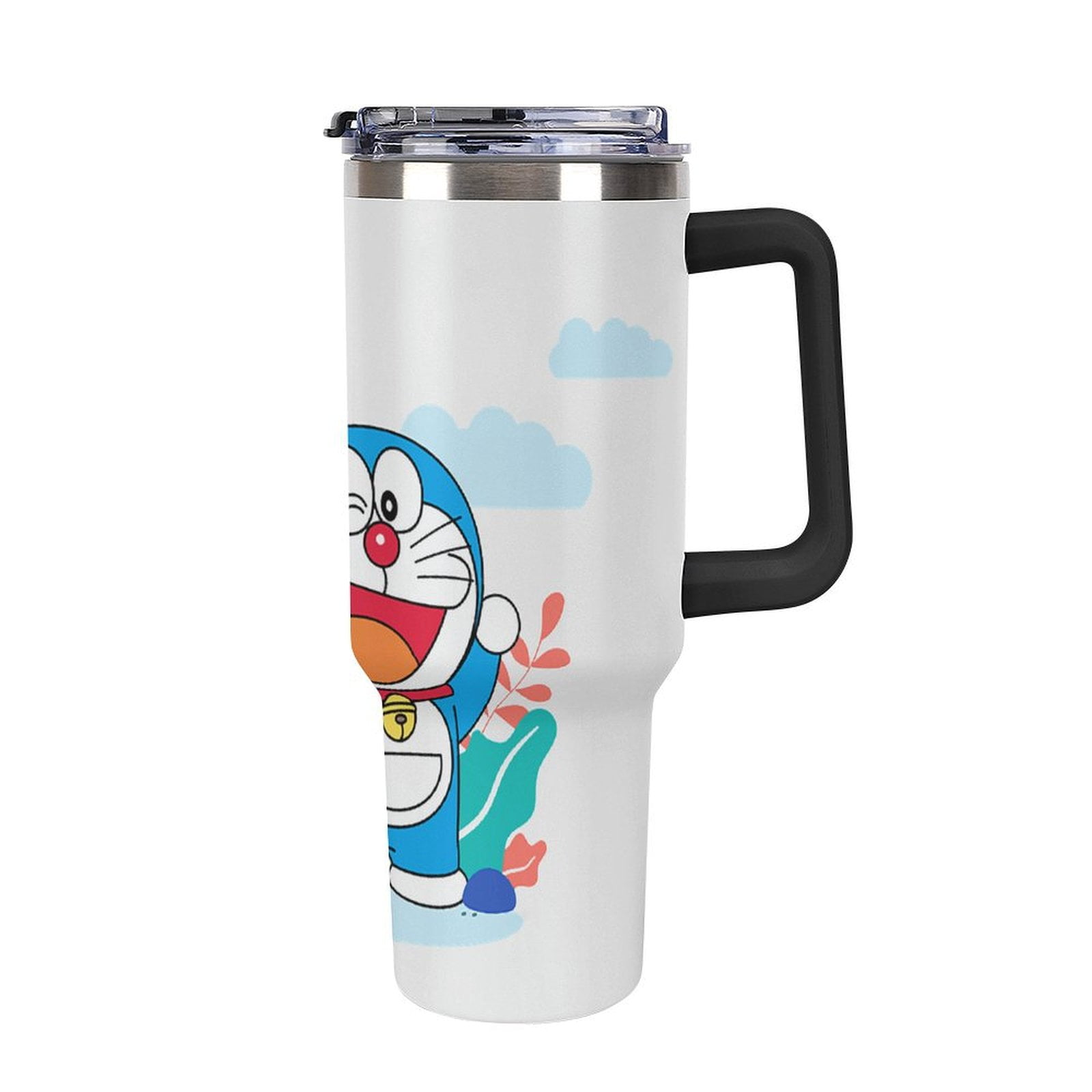 Doraemon Stainless Steel Straw Large Capacity Car Cup Commuter Spill ...