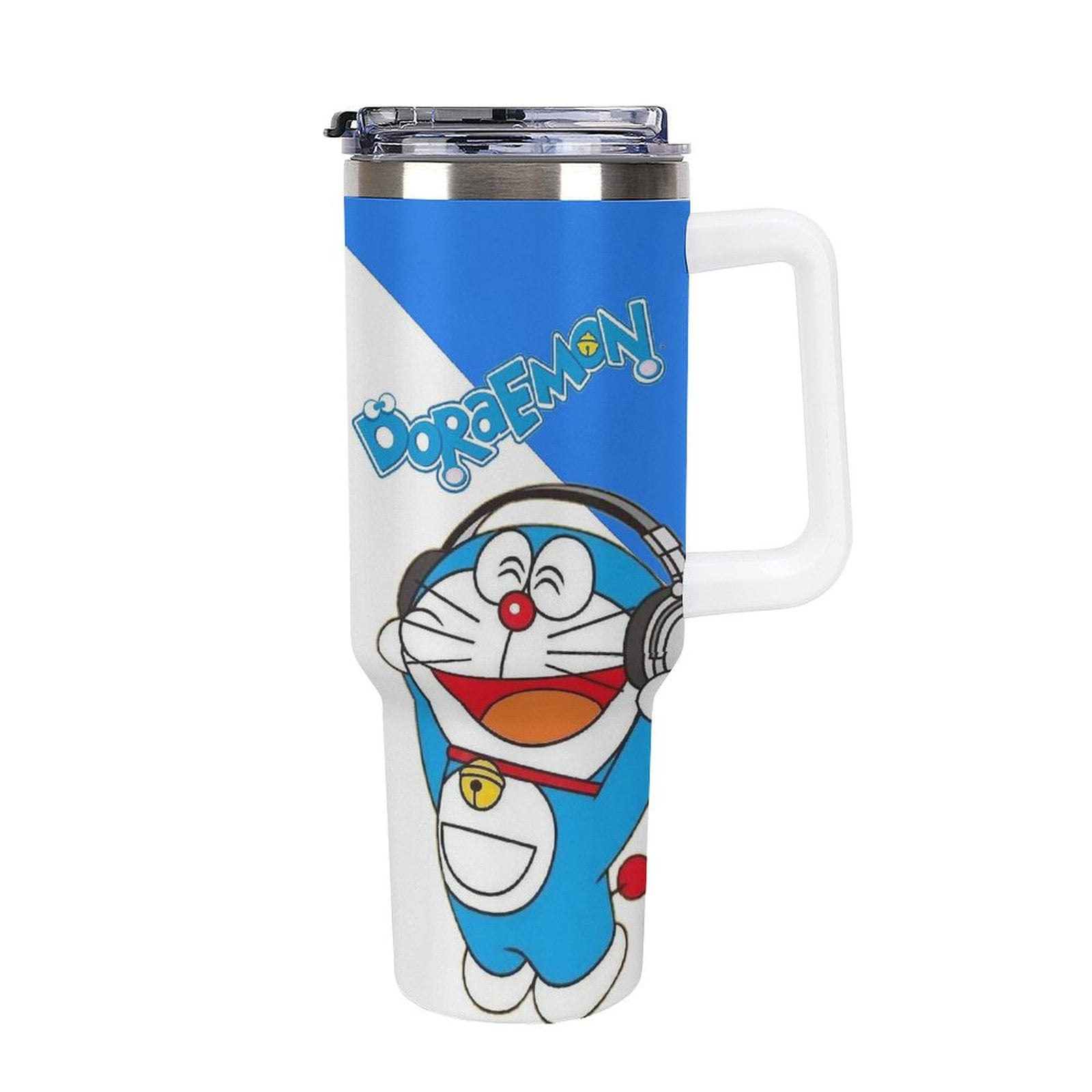 Doraemon Stainless Steel Straw Large Capacity Car Cup Commuter Spill ...