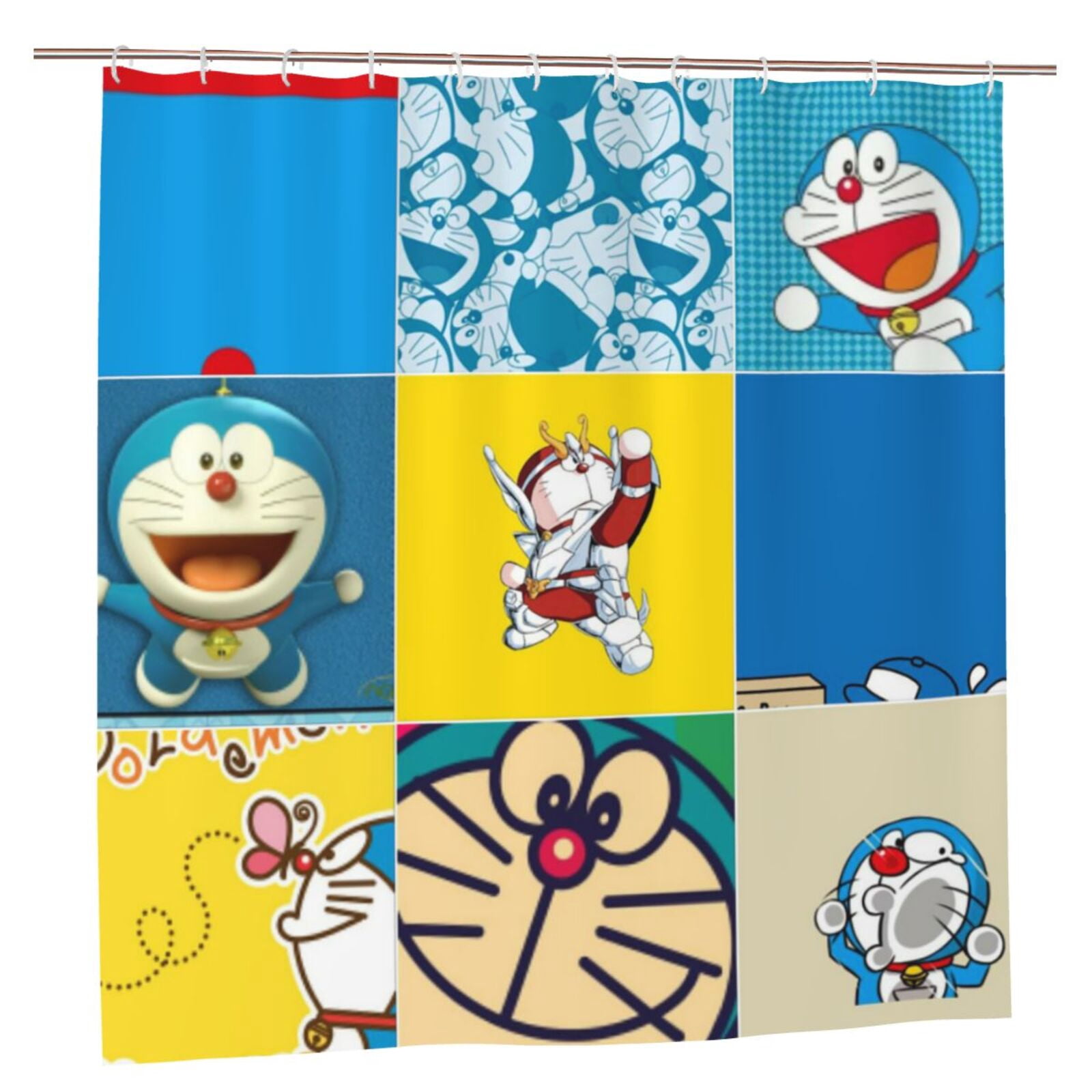 Doraemon Waterproof Shower Curtains Bathroom Hotel Quality Cloth Shower ...