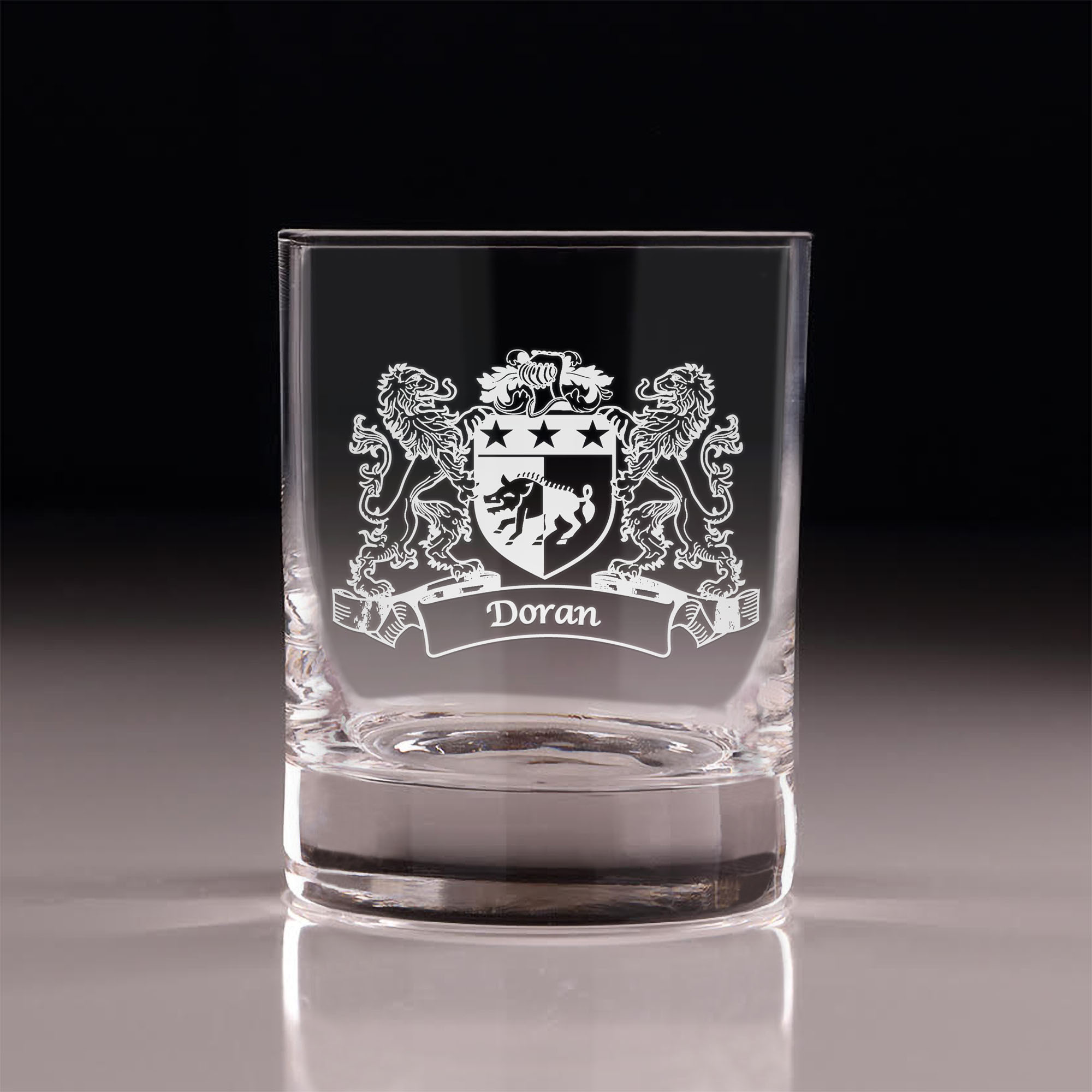 Doran Irish Coat of Arms Old Fashioned Tumblers - Set of 4 - Walmart.com
