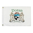 Doran Irish Coat of Arms Small White Flag - 16"x10.5" inches - Walmart.com