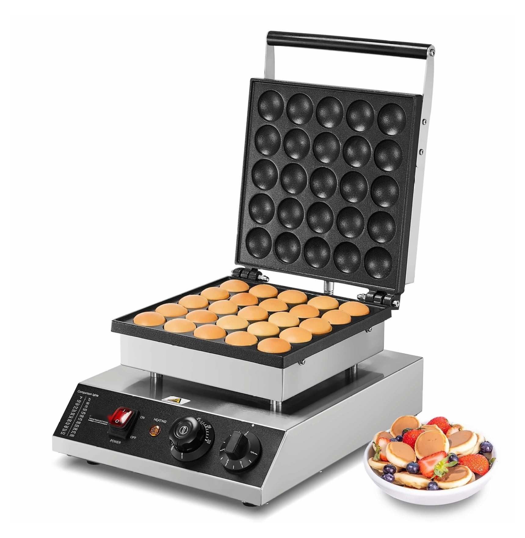 Dorayaki Maker Machine, 25PCS Mini Dutch Pancake Baker 43mm 1700W ...