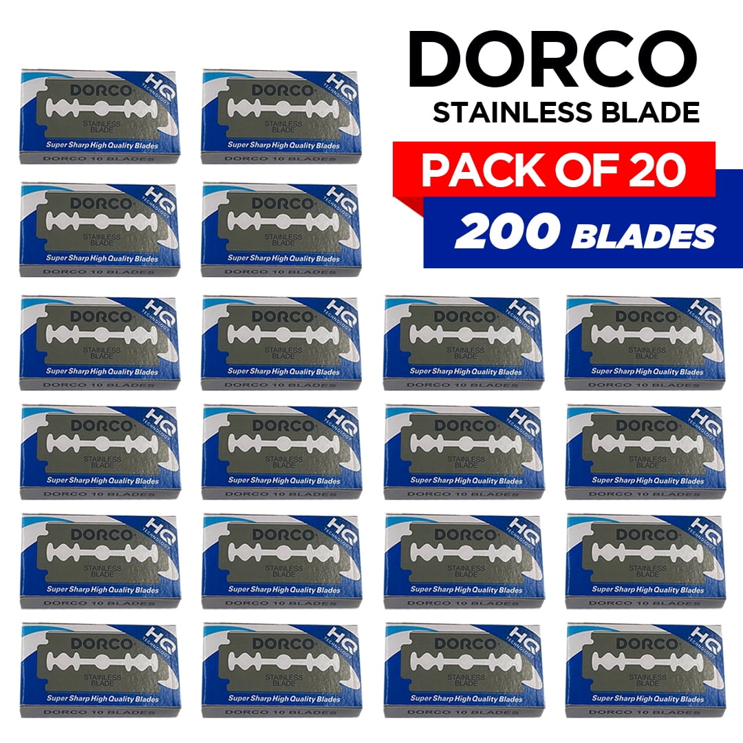 Dorco Platinum Extra Double Edge Razor Blades - 20 Pack - Walmart.com