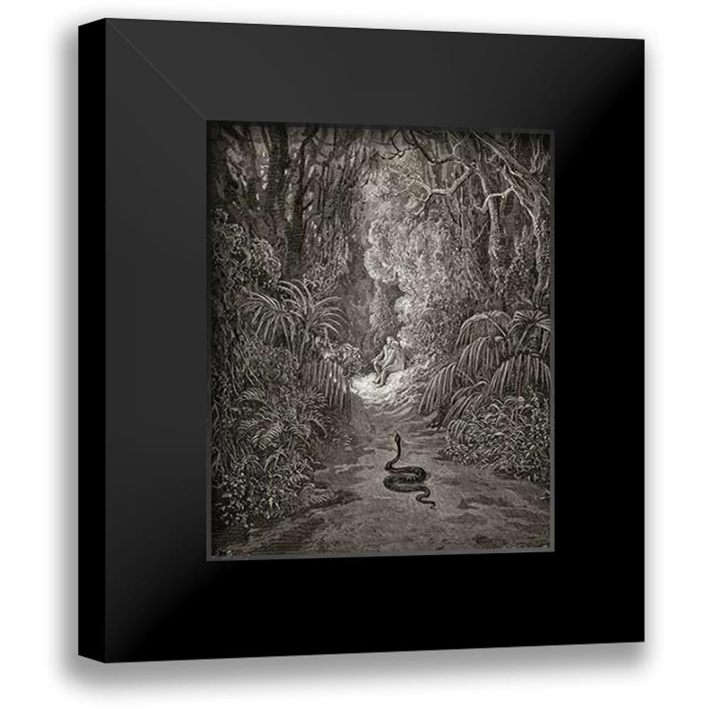 Dore, Gustave 12x14 Black Modern Framed Museum Art Print Titled - Satan ...