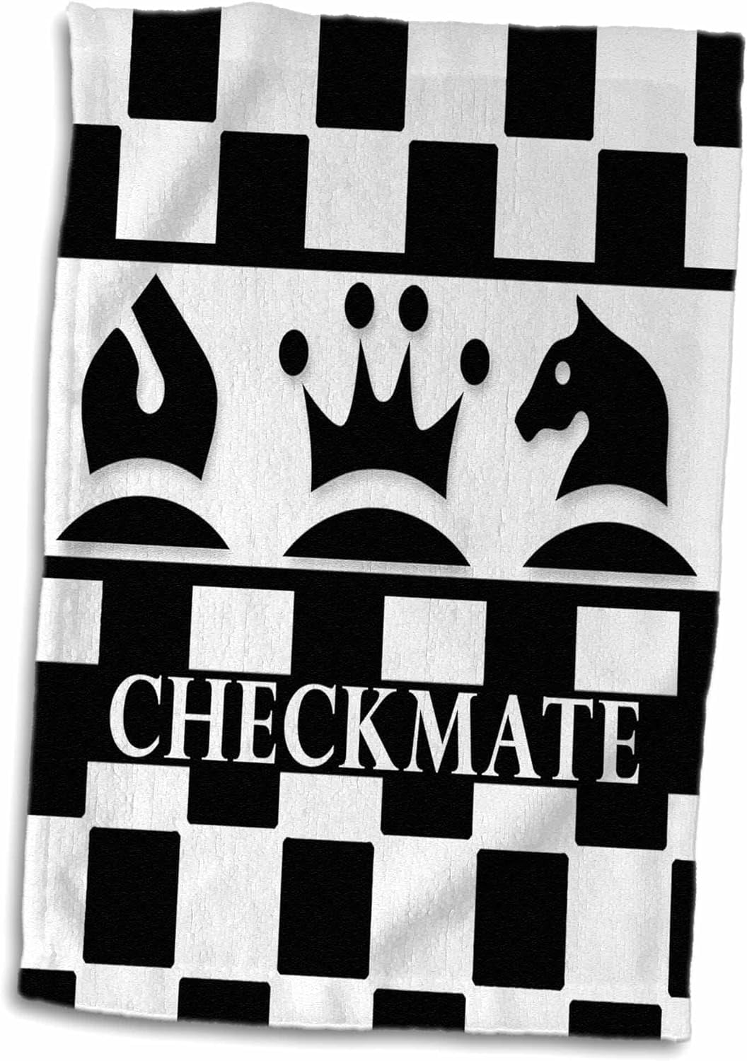 Doreen Erhardt Sports and Hobbies Chess Themed Black and White ...