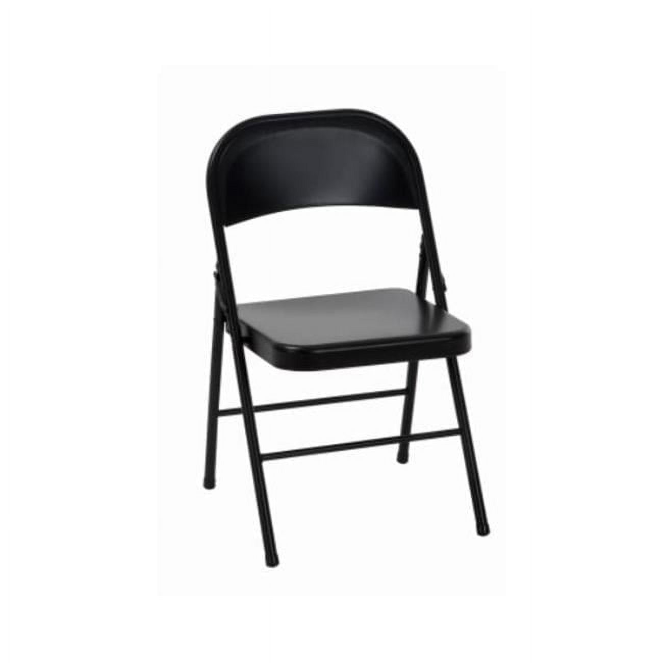 Dorel Home Furnishings 130648 Steel Fold Chair, Black - Walmart.com