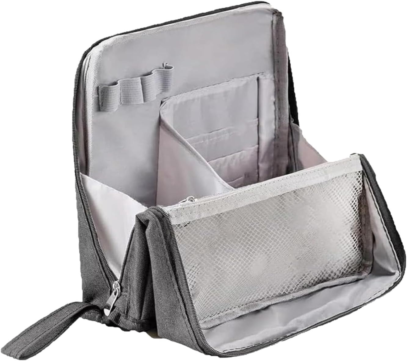 Makeup Bag, Standing Makeup Bag, Spacious Vertical Design, With ...