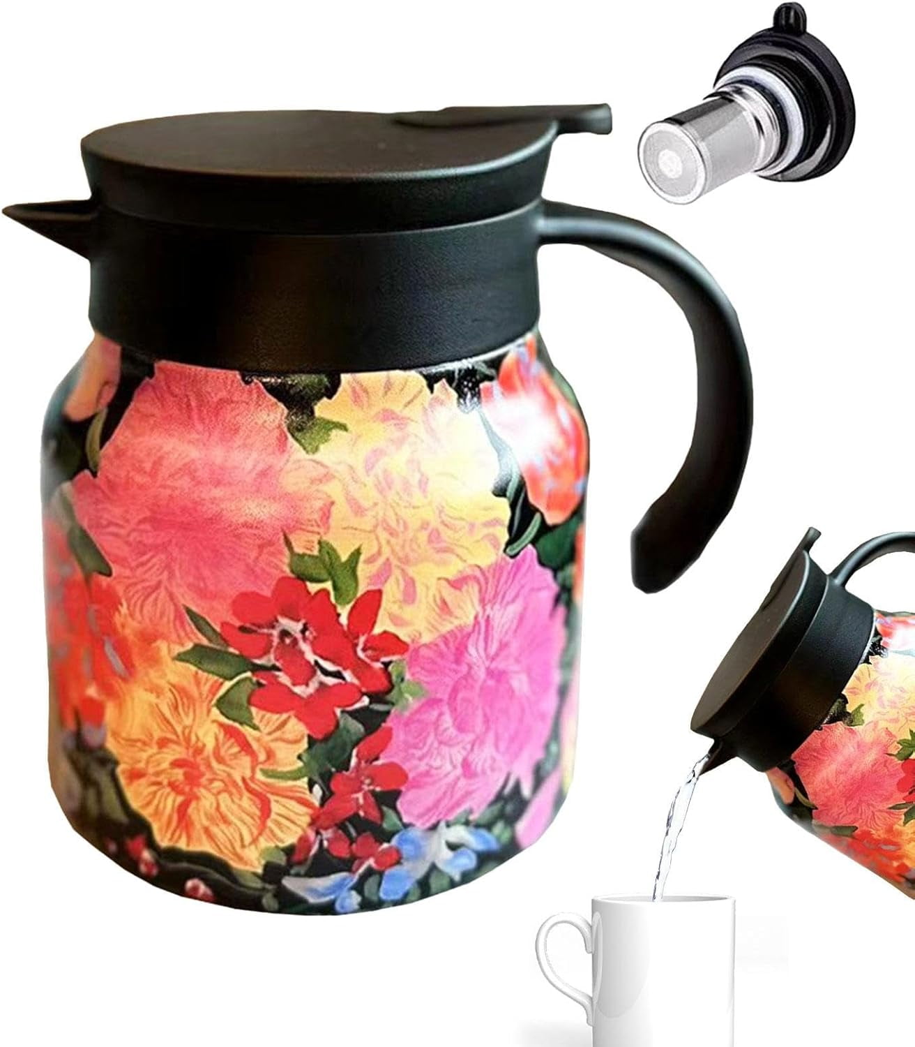 Doresty Thermoses Tea Pot | 800ml Raidley Vintage Tea Thermoses with ...