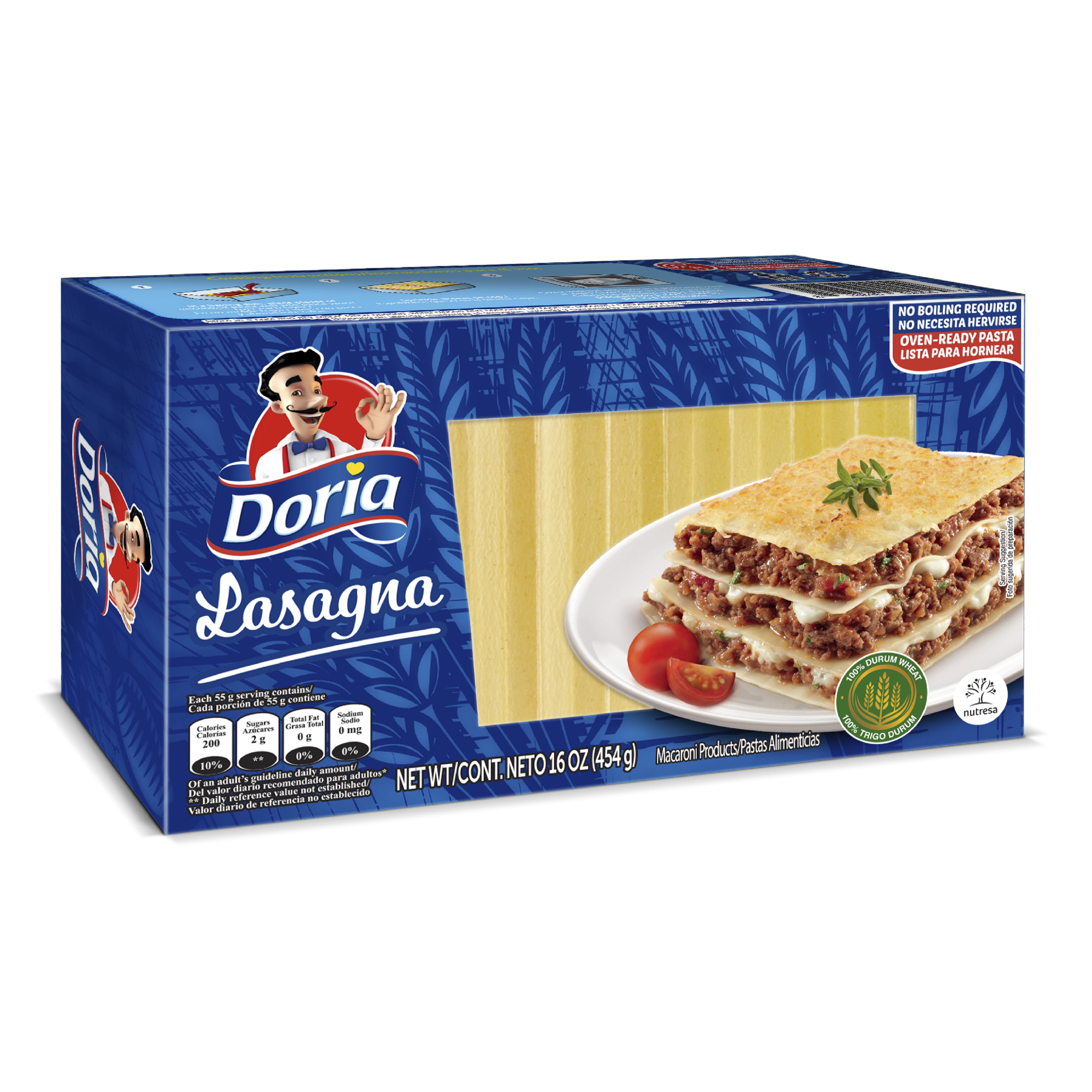Doria Lasagna Box, 16 oz, Pack of 1 - Walmart.com