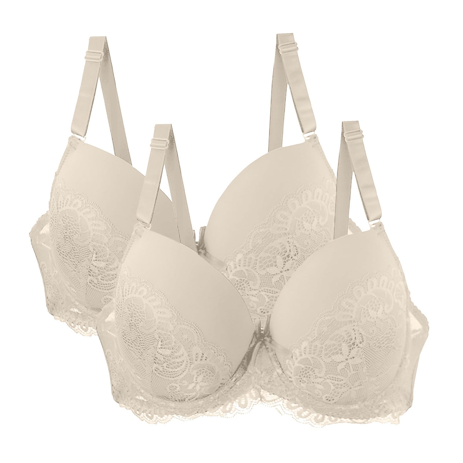 Dorinao 2Pc Women's Sexy Lace Underwire Bra Set – Push-Up Support with ...