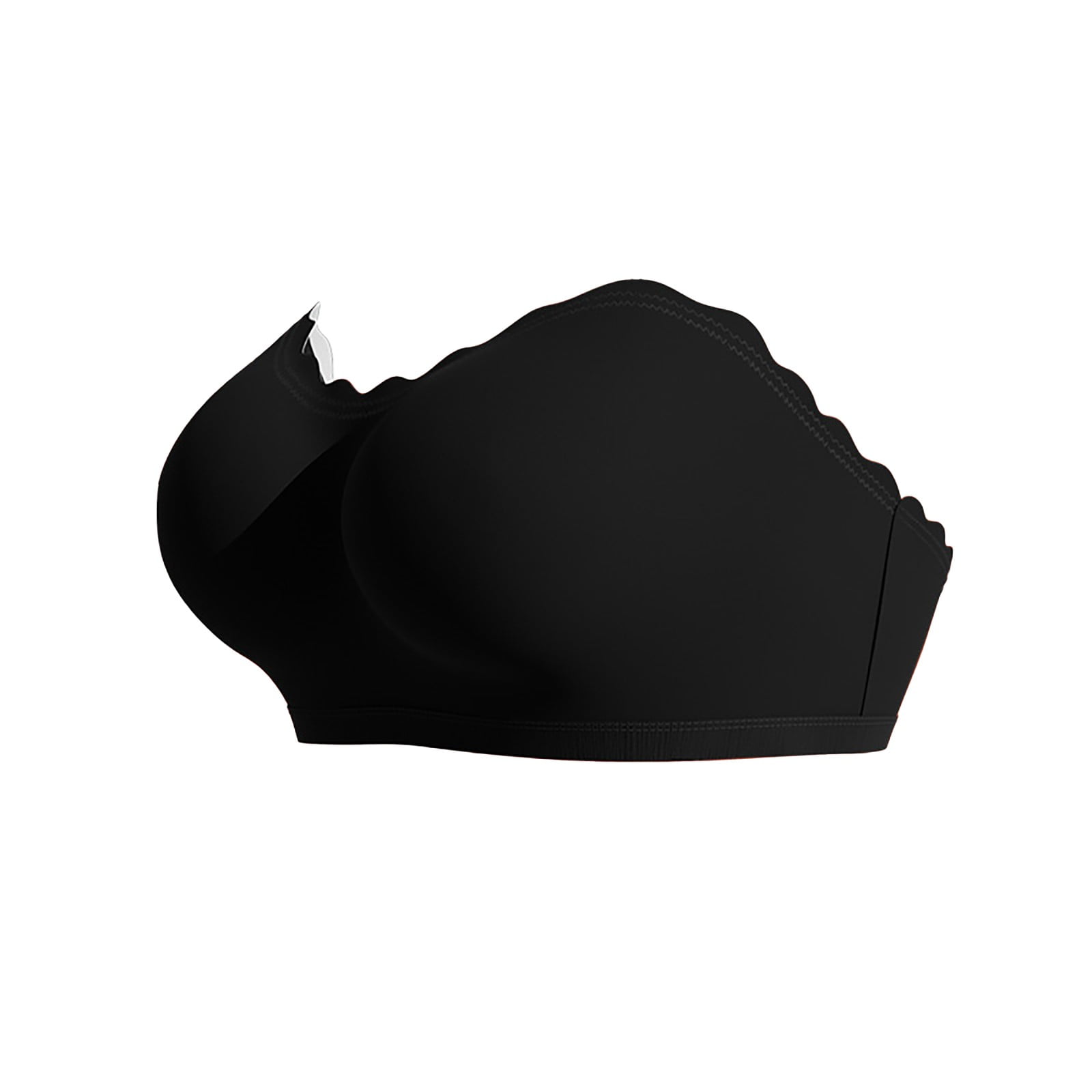 Dorinao Sexy Wrap Bra Back Ribbon Gathering Strapless Anti Falling Anti ...