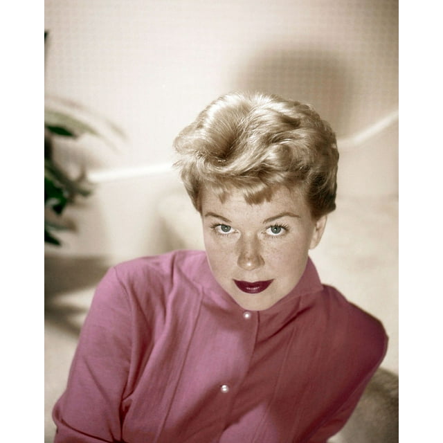 Doris Day Studio Portrait In Pink Blouse Circa 1955 24X36 Classic ...
