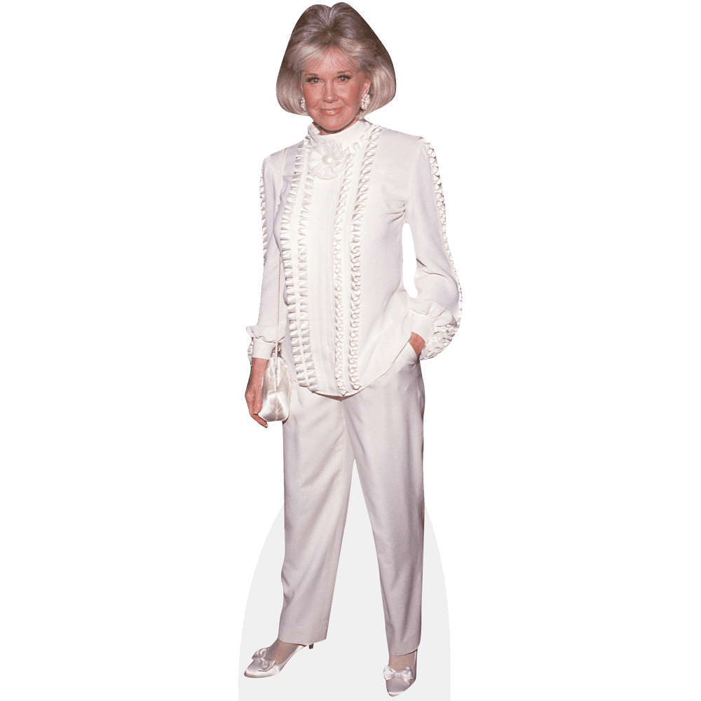 Doris Day (White Outfit) Lifesize Cardboard Cutout Standee - Walmart.com