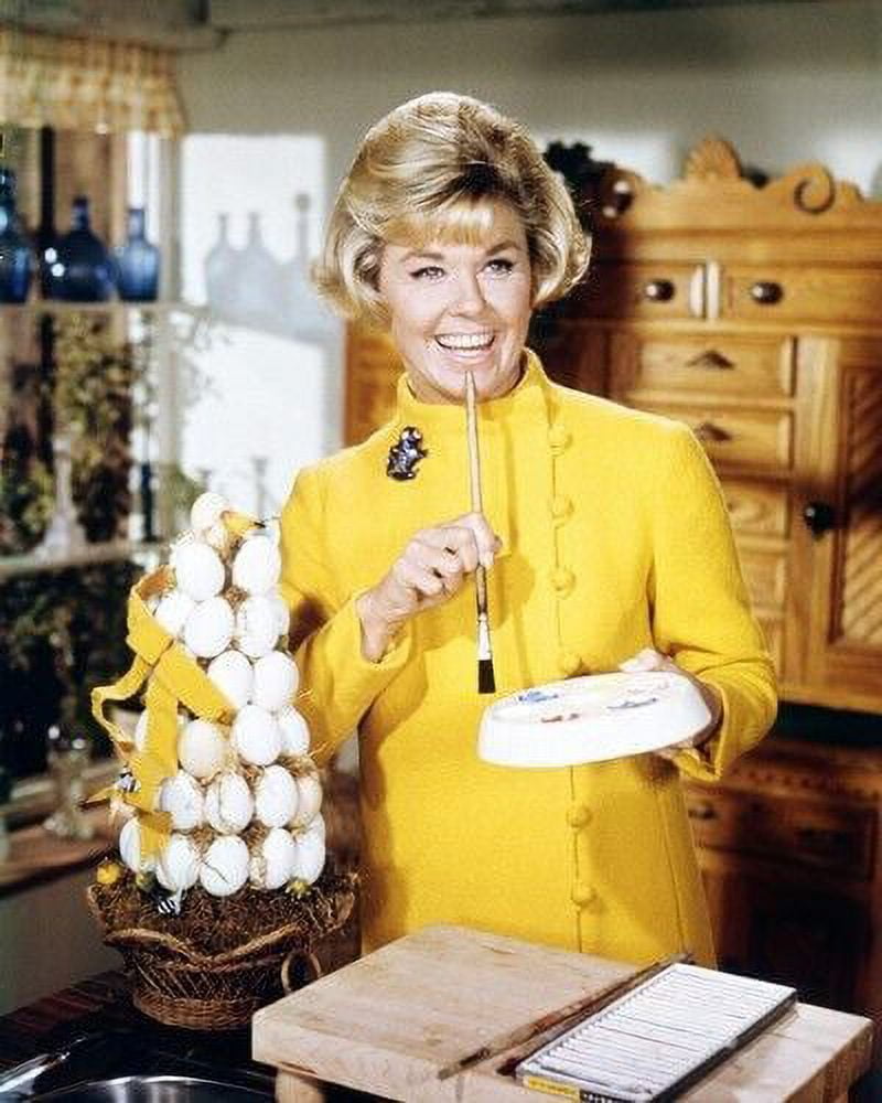 Doris Day paints Easter eggs 1965 Do Not Disturb 24x36 inch wall art ...