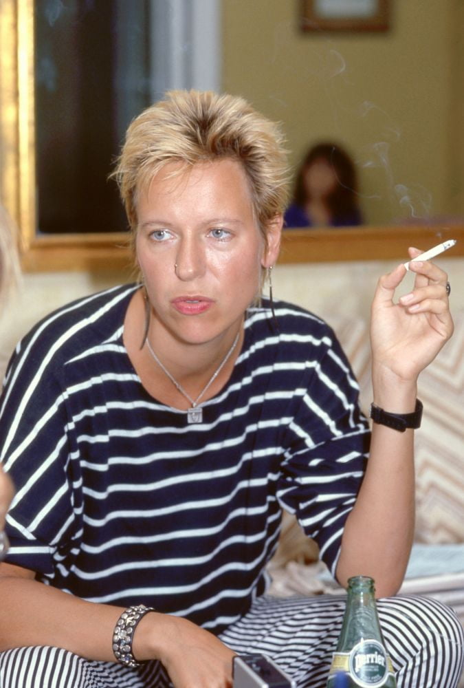 Doris Dorrie, German film director and producer, at the premiere of her ...