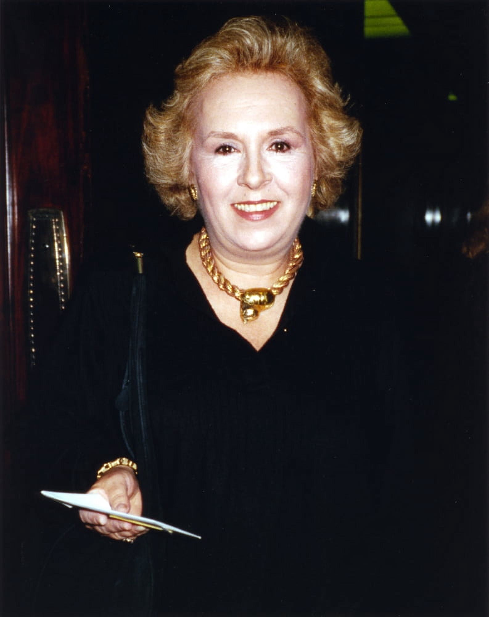 Doris Roberts in Black Gown Portrait Photo Print (24 x 30) - Walmart.com