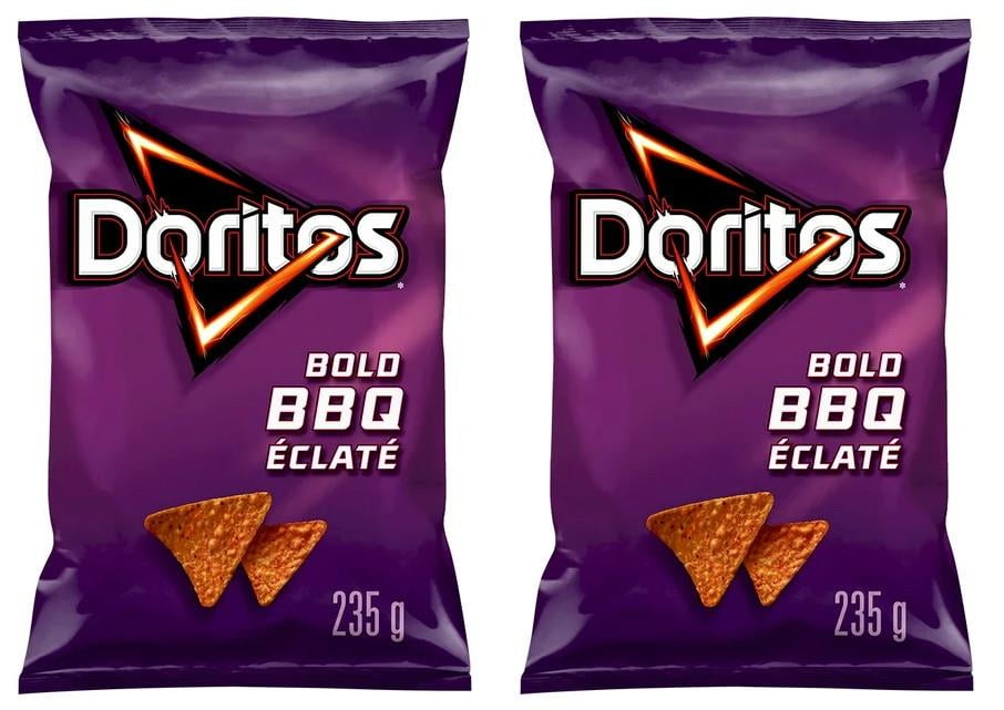 Doritos Bold BBQ Flavoured Tortilla Chips, 235g (2 Pack) - Walmart.com