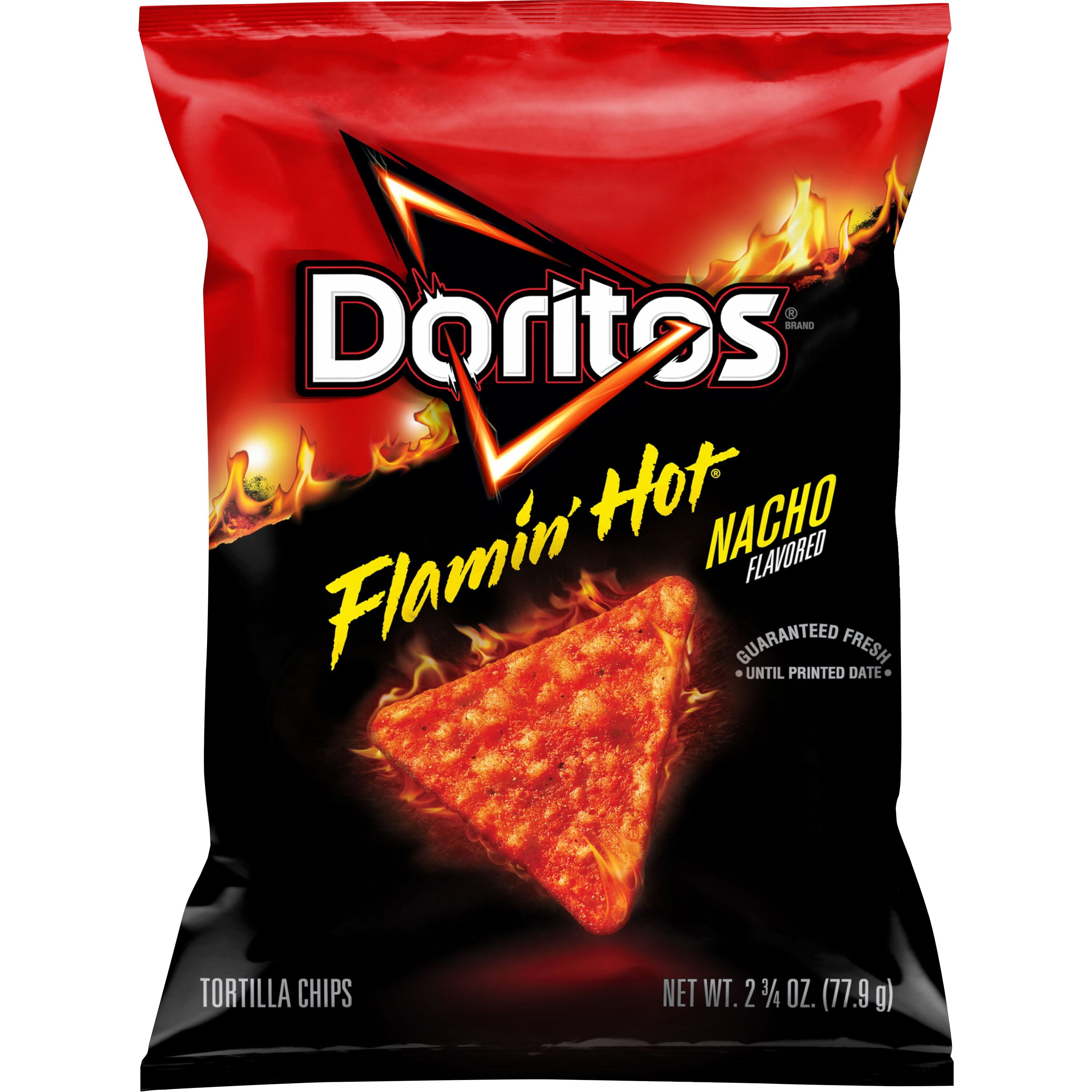 Doritos Flamin' Hot Nacho Flavored Tortilla Snack Chips,1PACK - Walmart.com