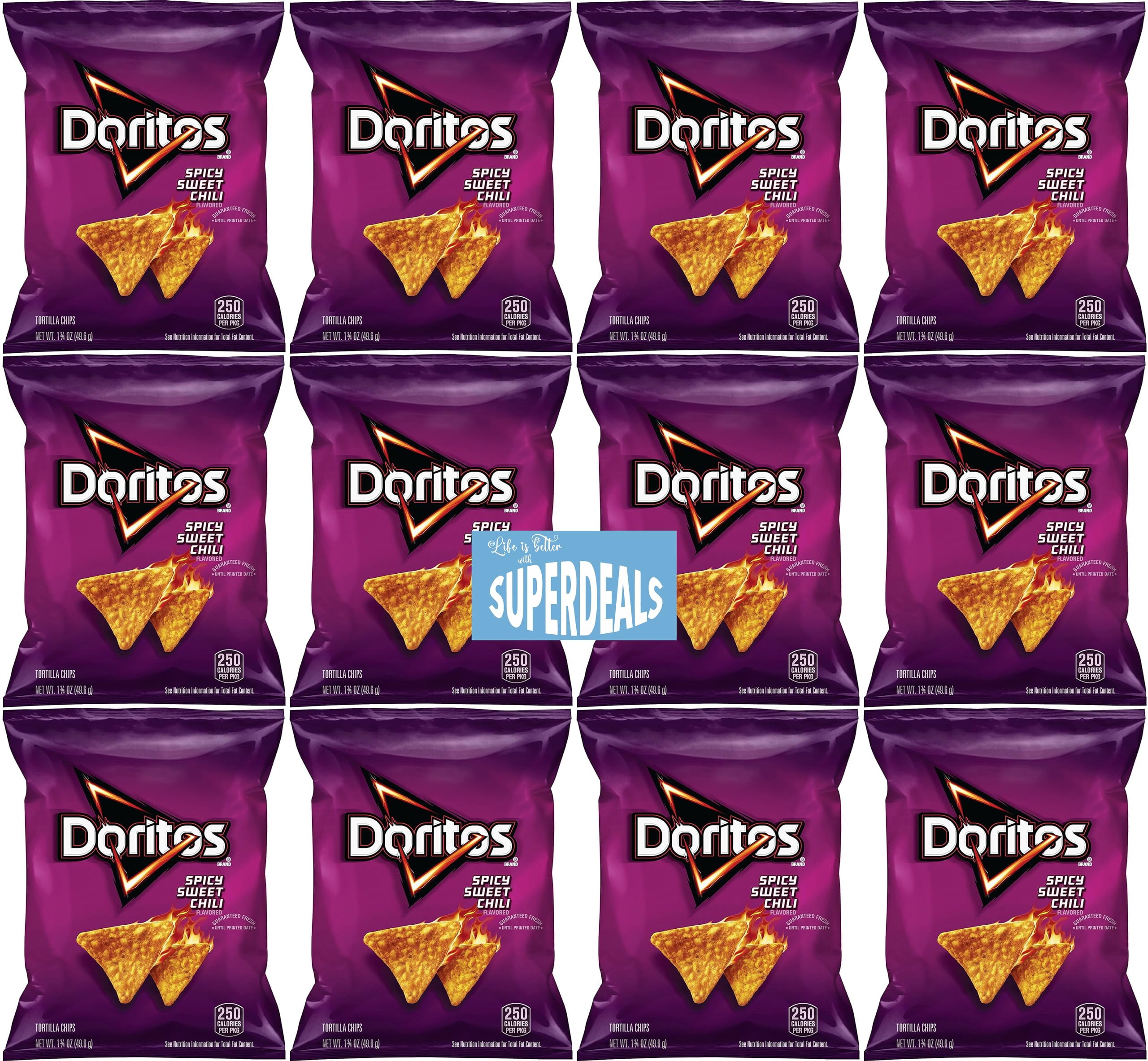 Doritos Flavored Tortilla Chips, Spicy Sweet Chili, 1.75 Ounce (Pack of ...
