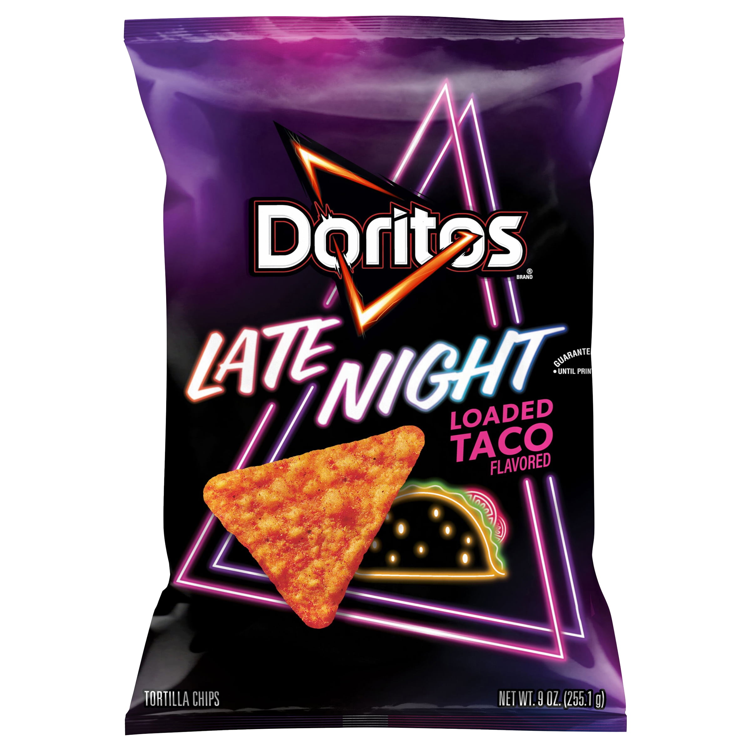 Doritos Loaded Taco Flavored Tortilla Chips 9 oz Bag for Late Night ...