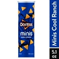 Doritos Minis, Cool Ranch Flavored Snack Chips Canister, 5.125 oz ...