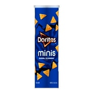 Cheeto's Mini Cheddar Flavored Snack Chips 3.625 oz Canister Crunchy ...